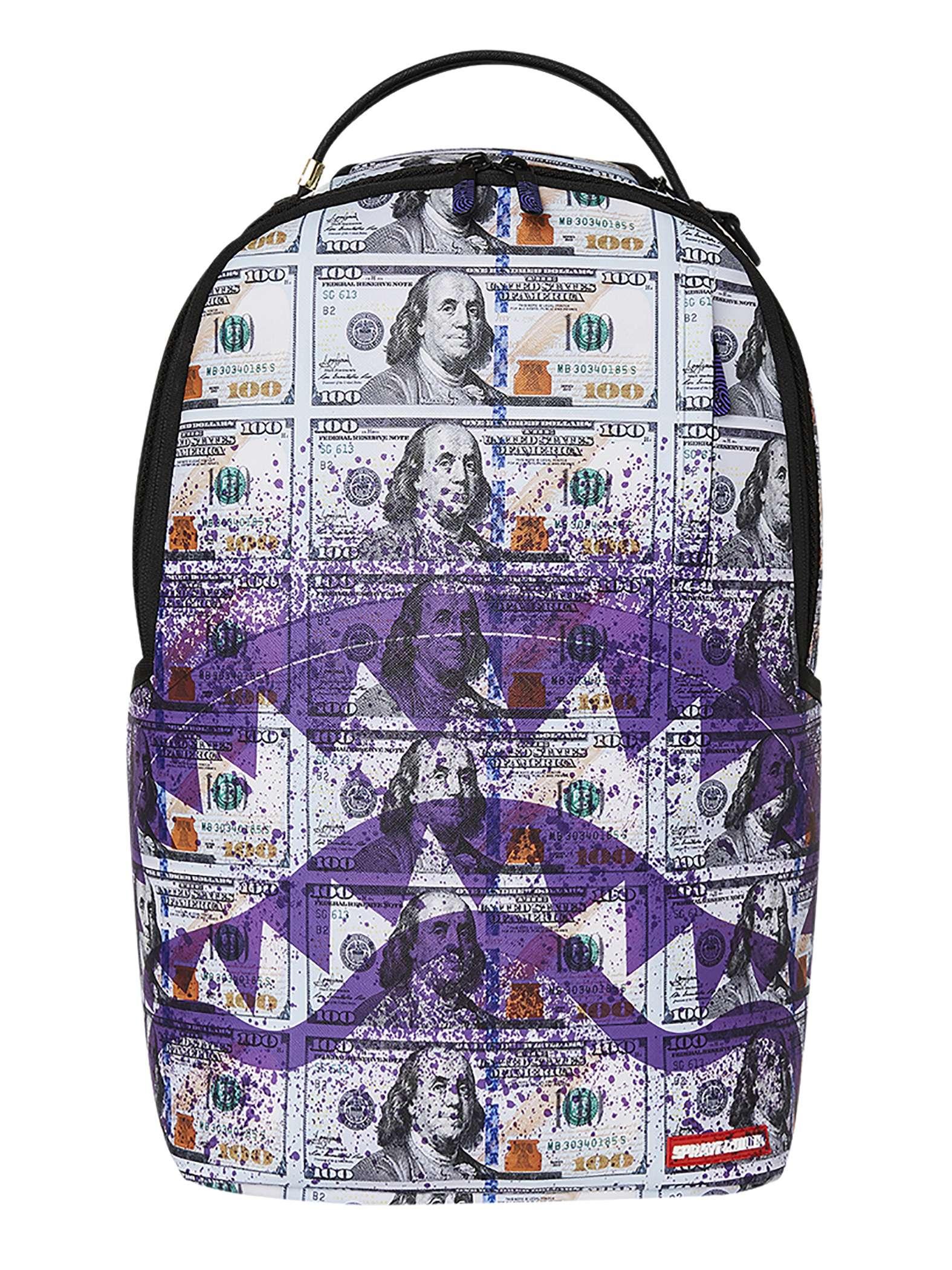 Sprayground 20l Money Splat Backpack in Blue for Men | Lyst