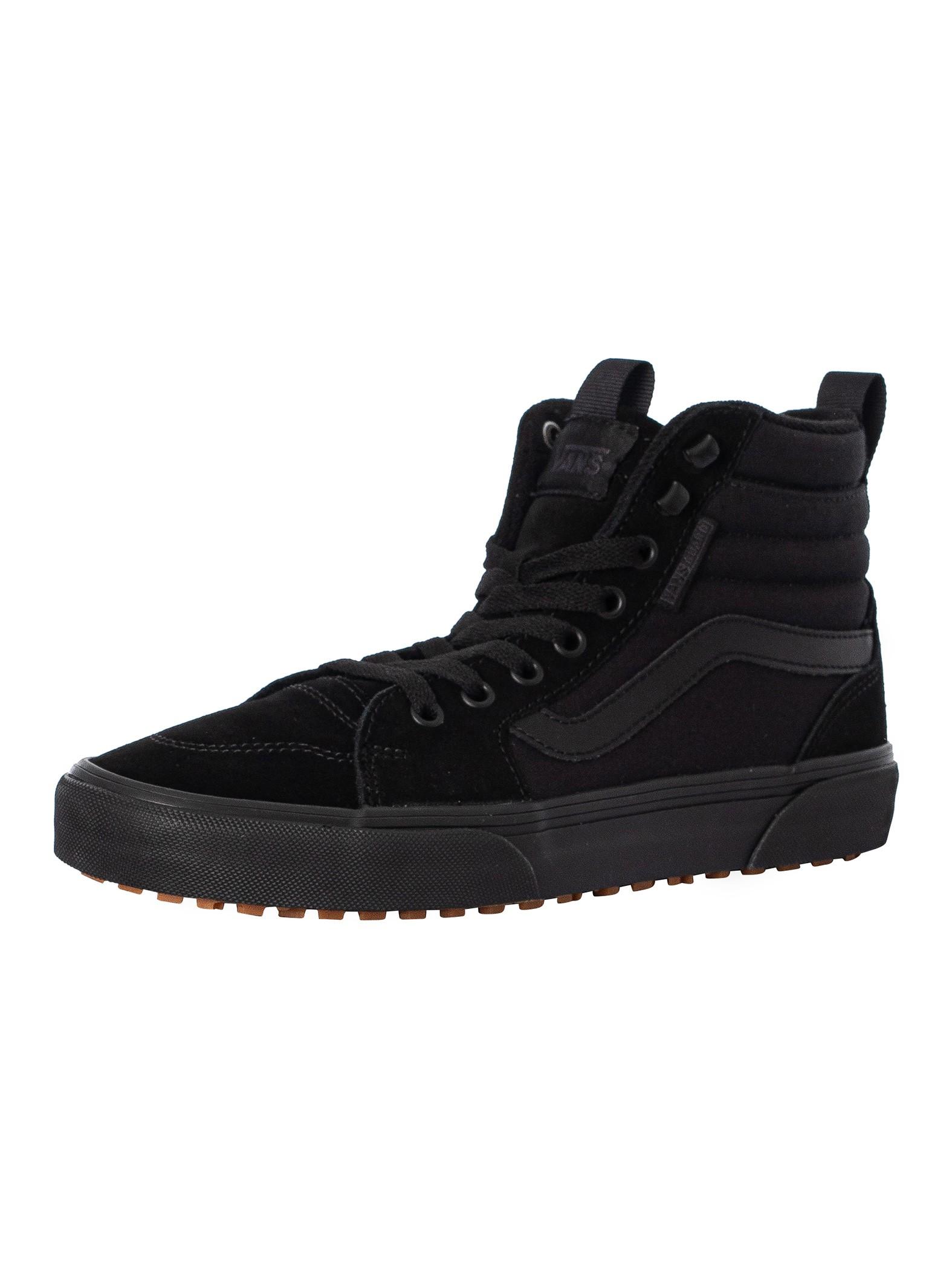 Vans Filmore Hi Guard Suede Trainers in Black for Men | Lyst