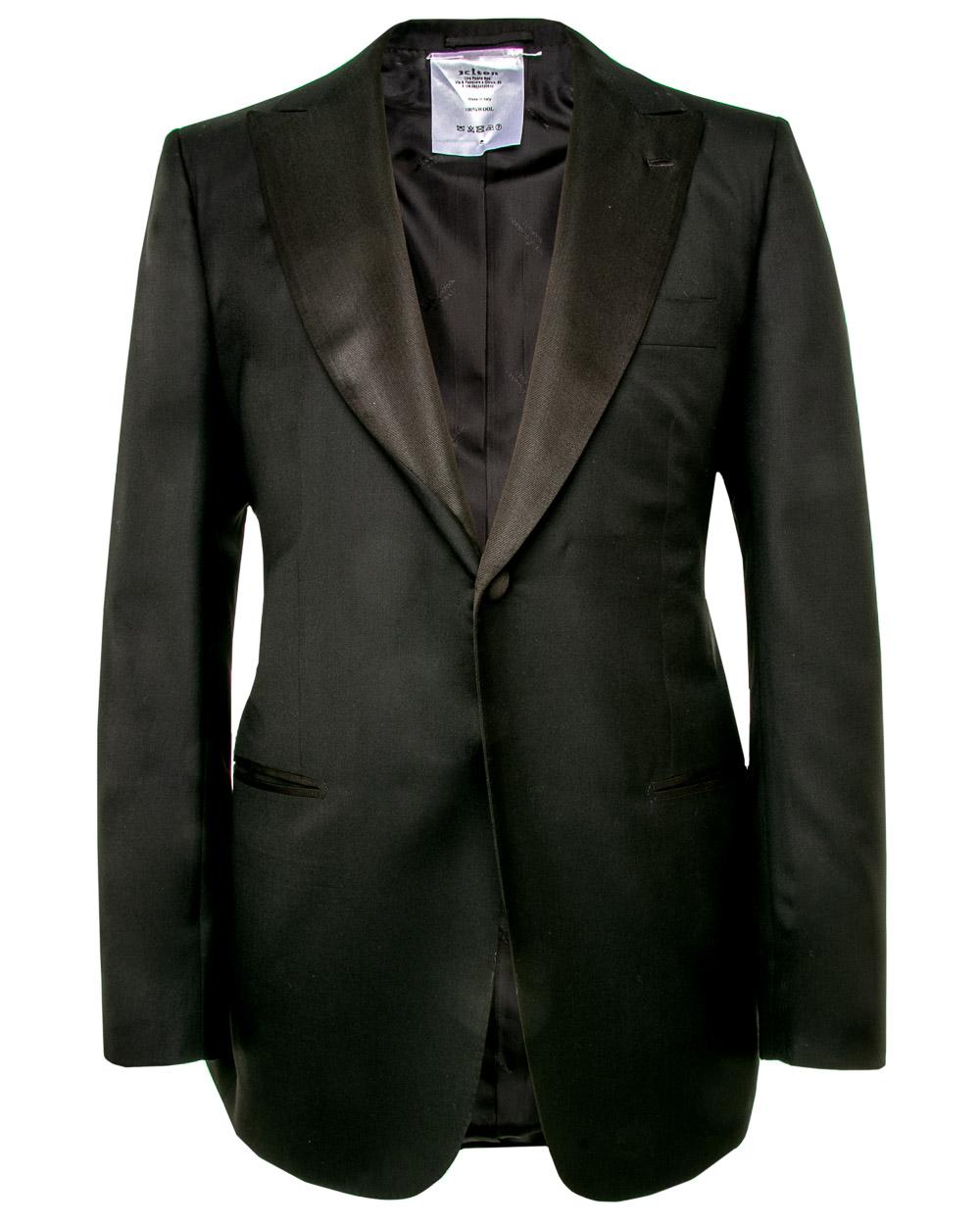 Kiton Wool Black Tuxedo 56 Itl for Men - Lyst