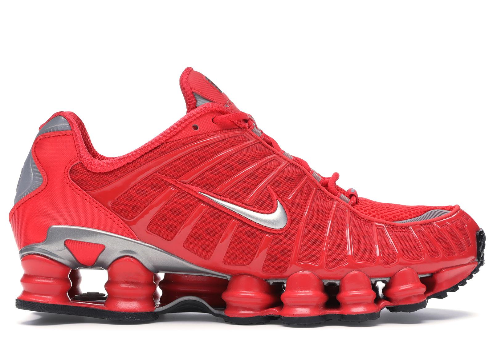 Nike Shox Tl Speed Red/ Metallic Silver for Men - Lyst