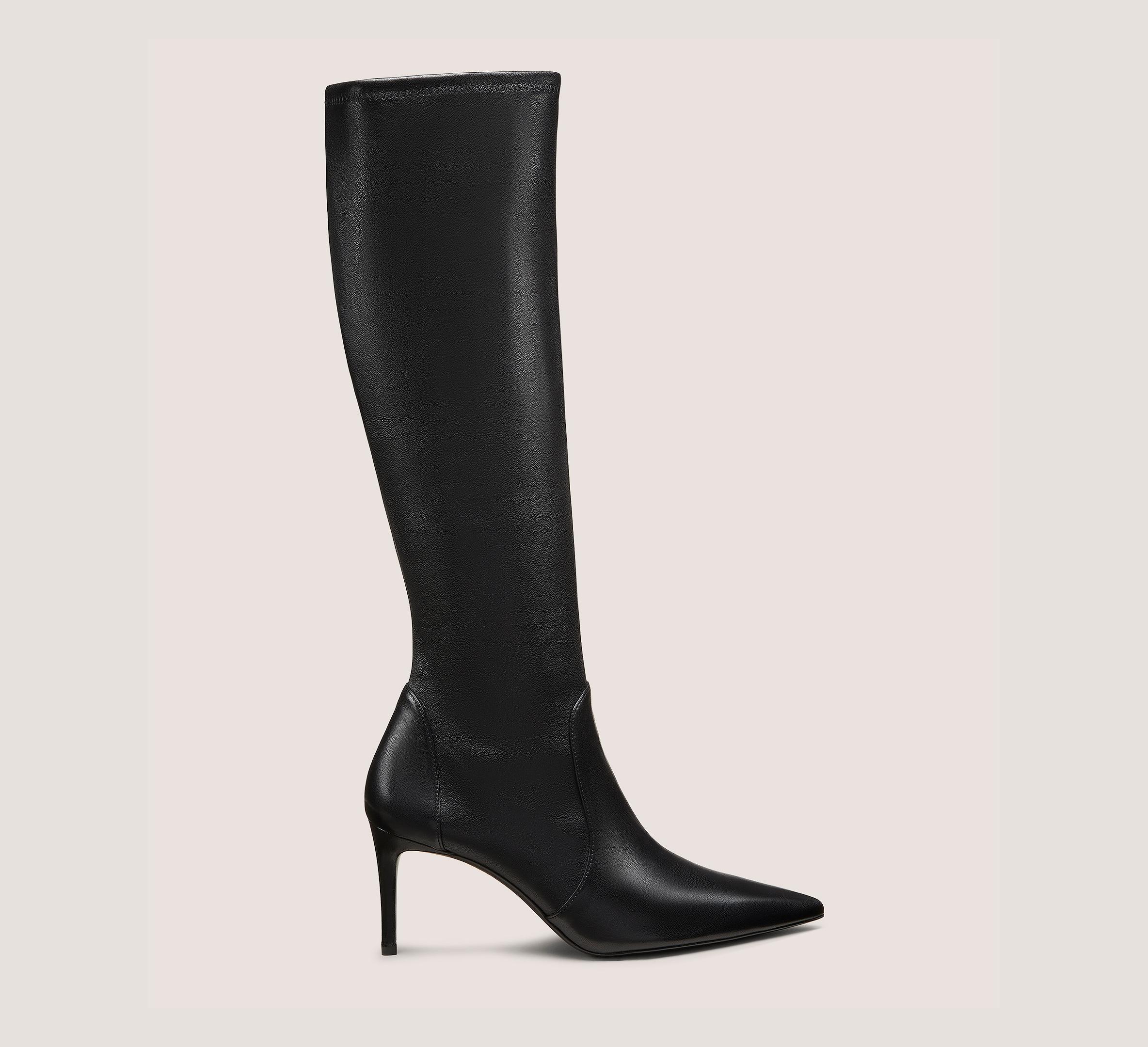 Stuart Weitzman Stuart Power Boot 75 Knee-high in Black | Lyst