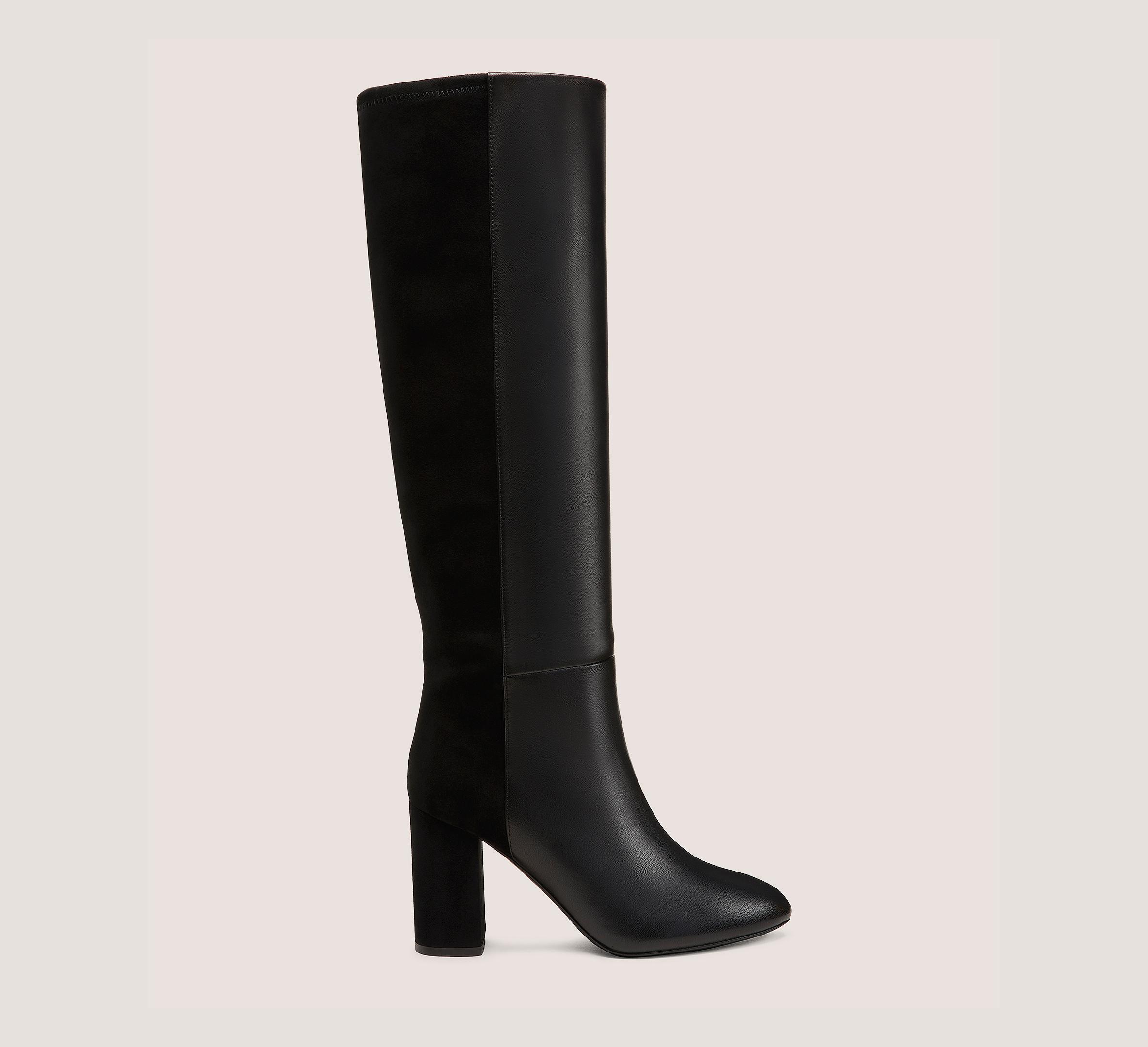Stuart Weitzman 5050 Strut Block Boot Knee-high in Black | Lyst