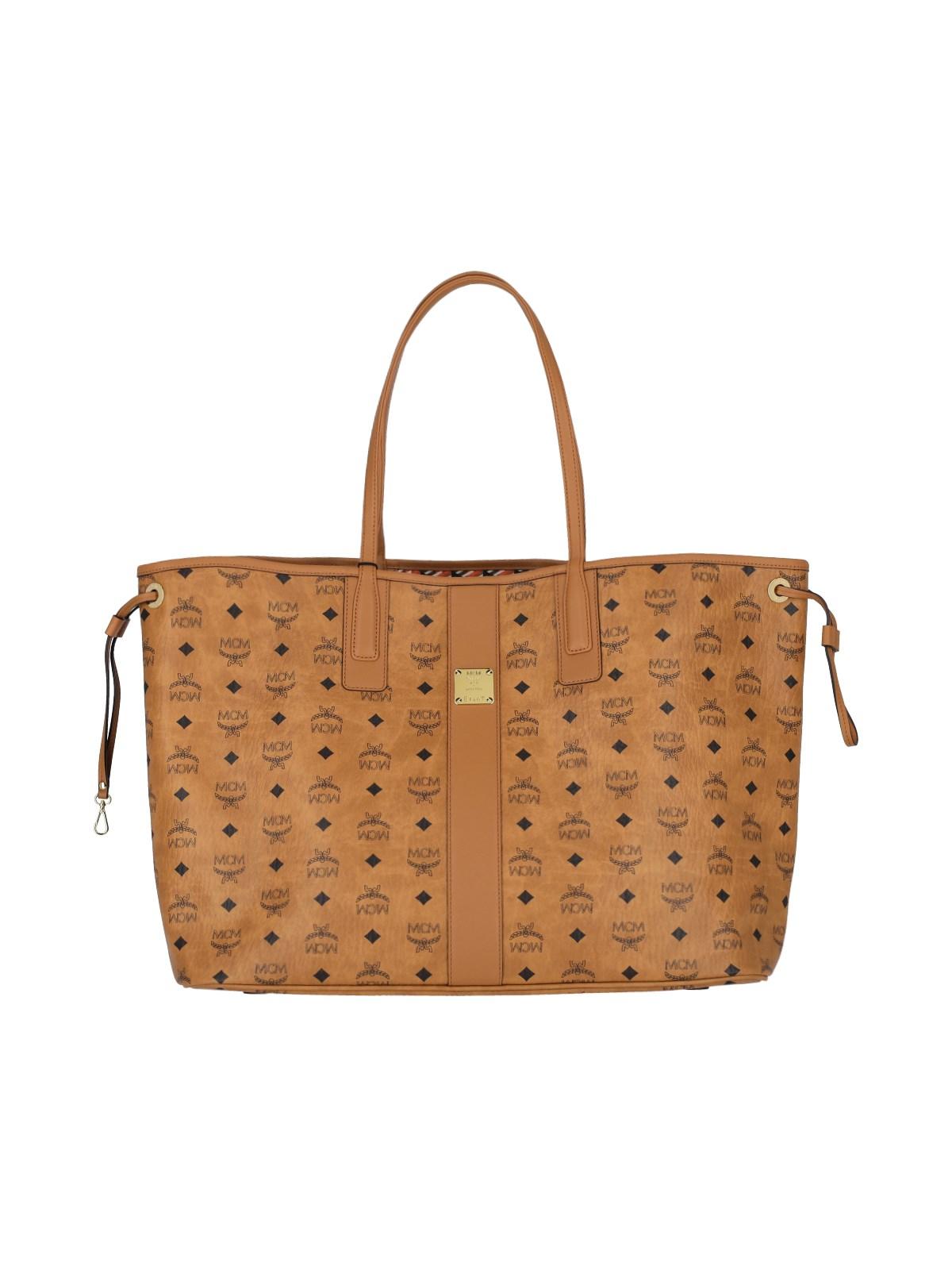 MCM 'liz' Reversible Tote Bag in Brown | Lyst