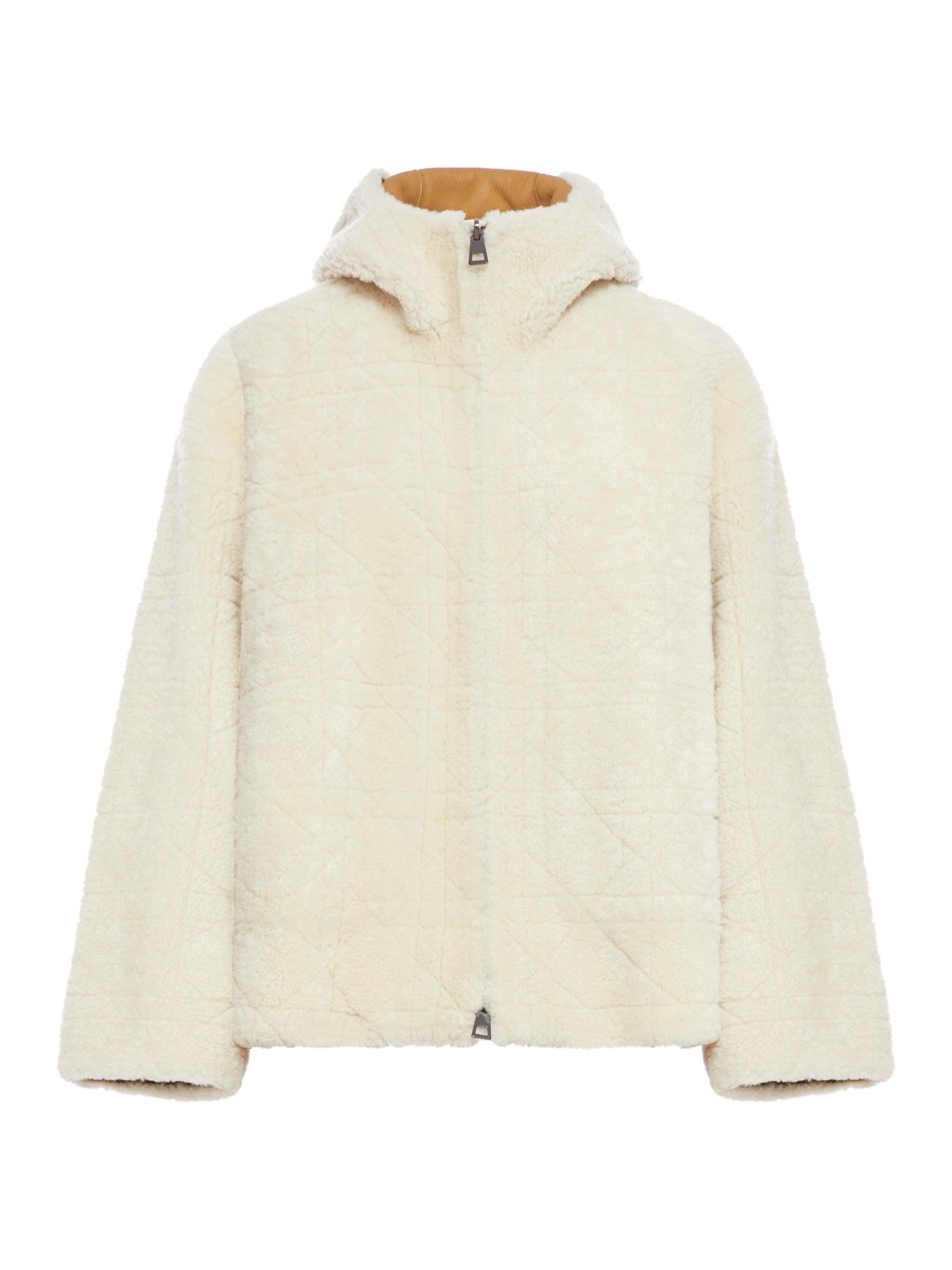 Dior Reversible Merino Wool Jacket in Natural | Lyst