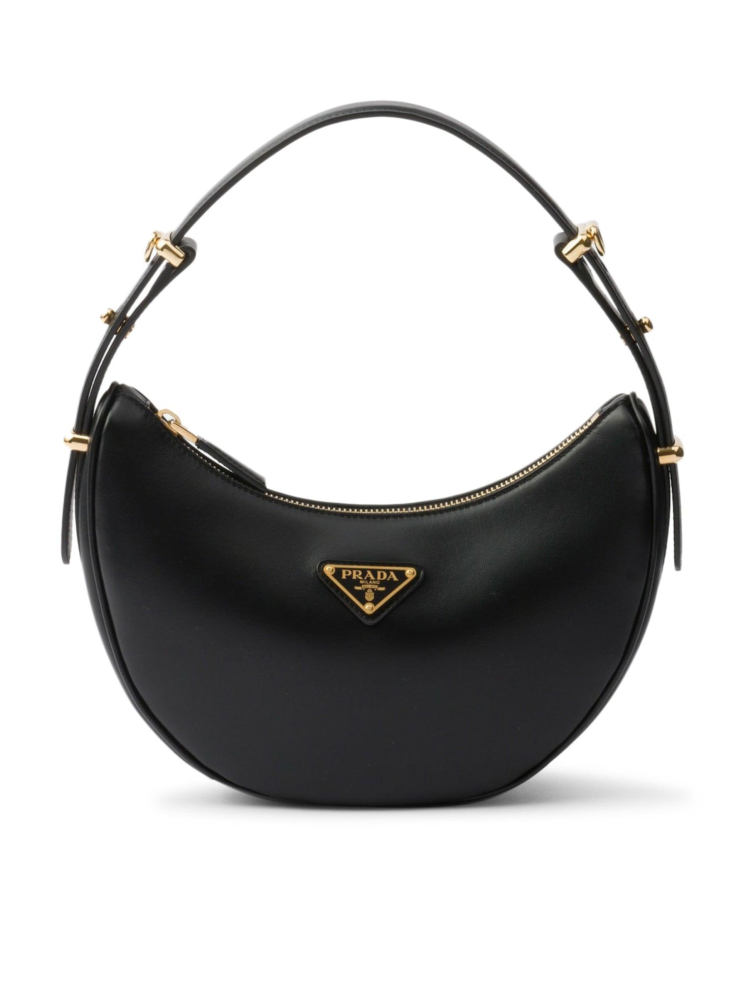 Prada Arqué Shoulder Bag in Black | Lyst