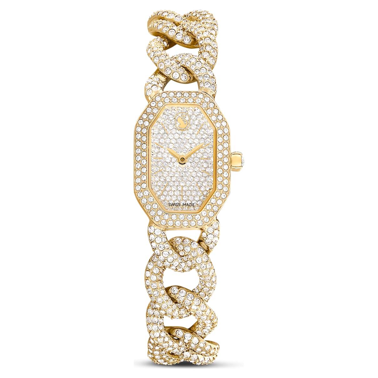 Swarovski Dextera Chain Watch in Metallic | Lyst