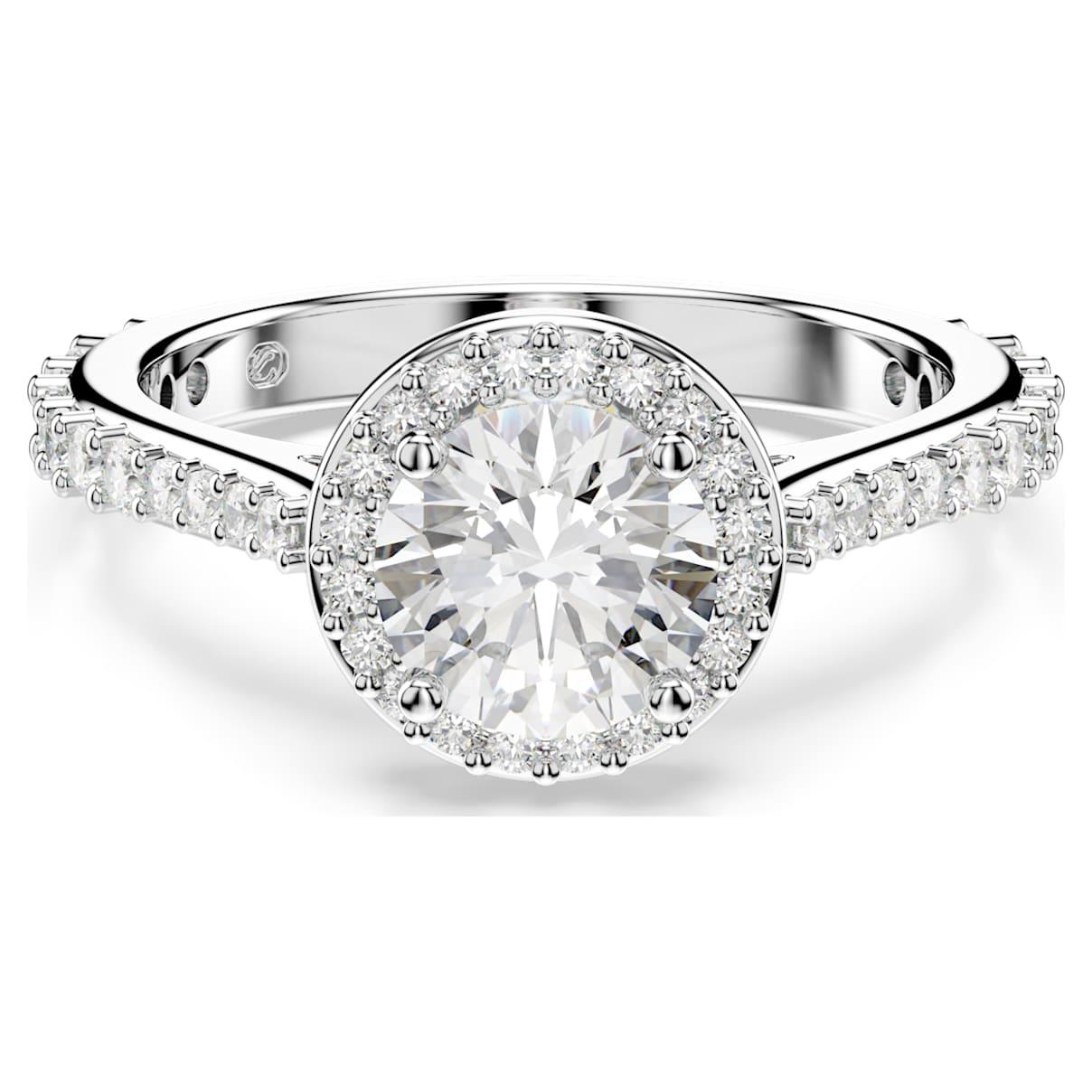 Swarovski Una Angelic Ring in White | Lyst