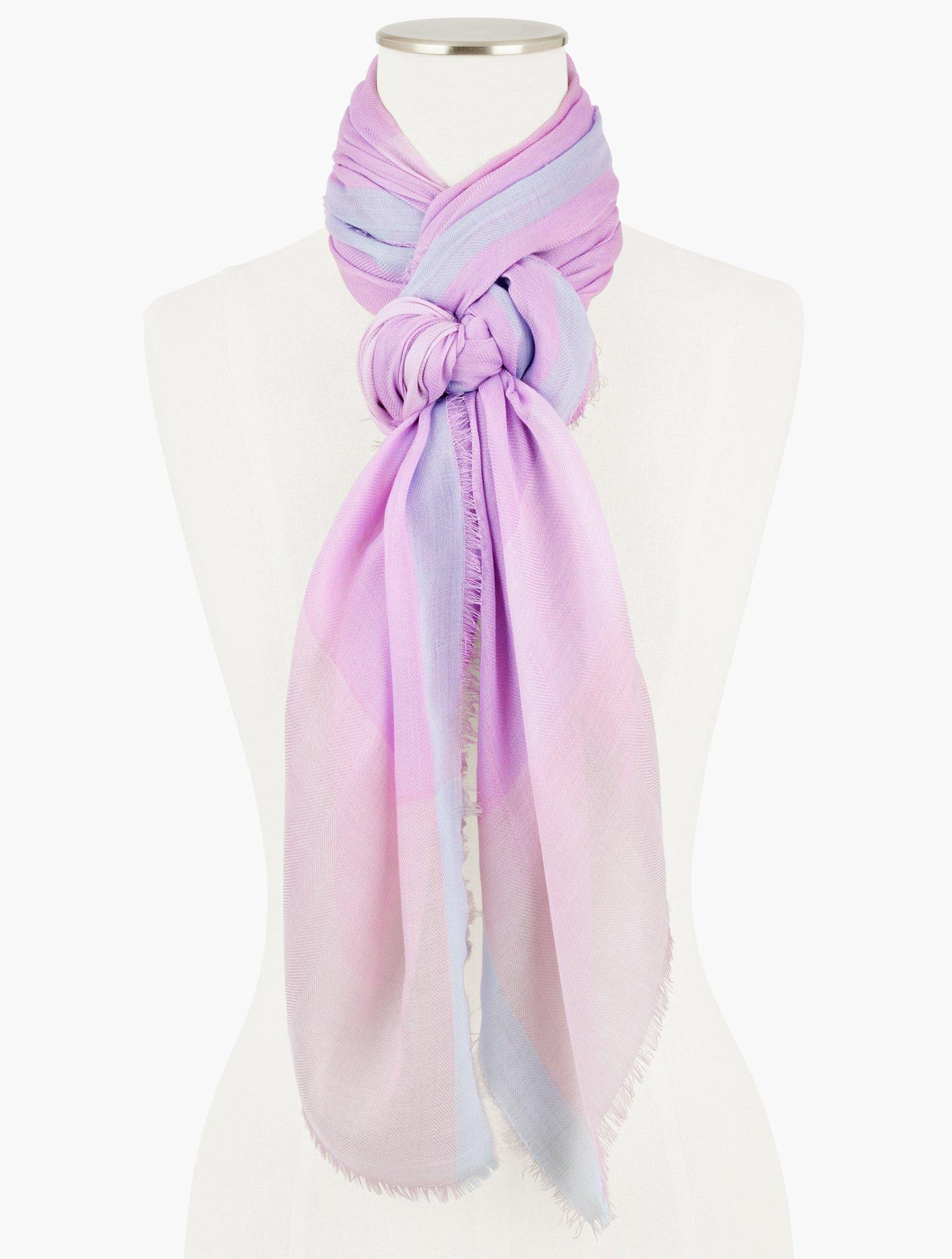 Talbots Spring Colorblock Oblong Scarf in Pink | Lyst UK