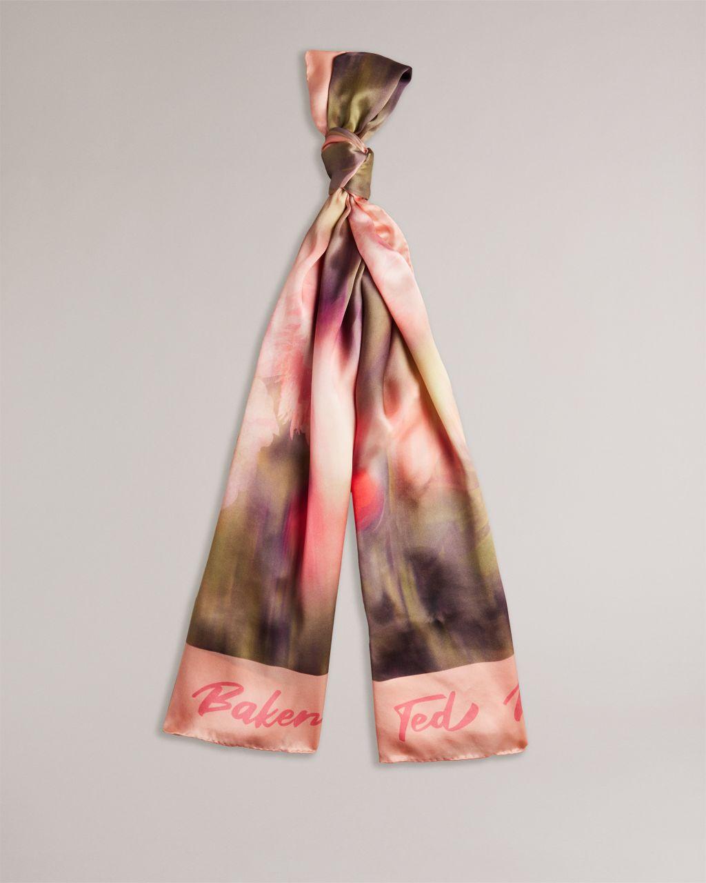 Hand Painted Silk Scarf Paris