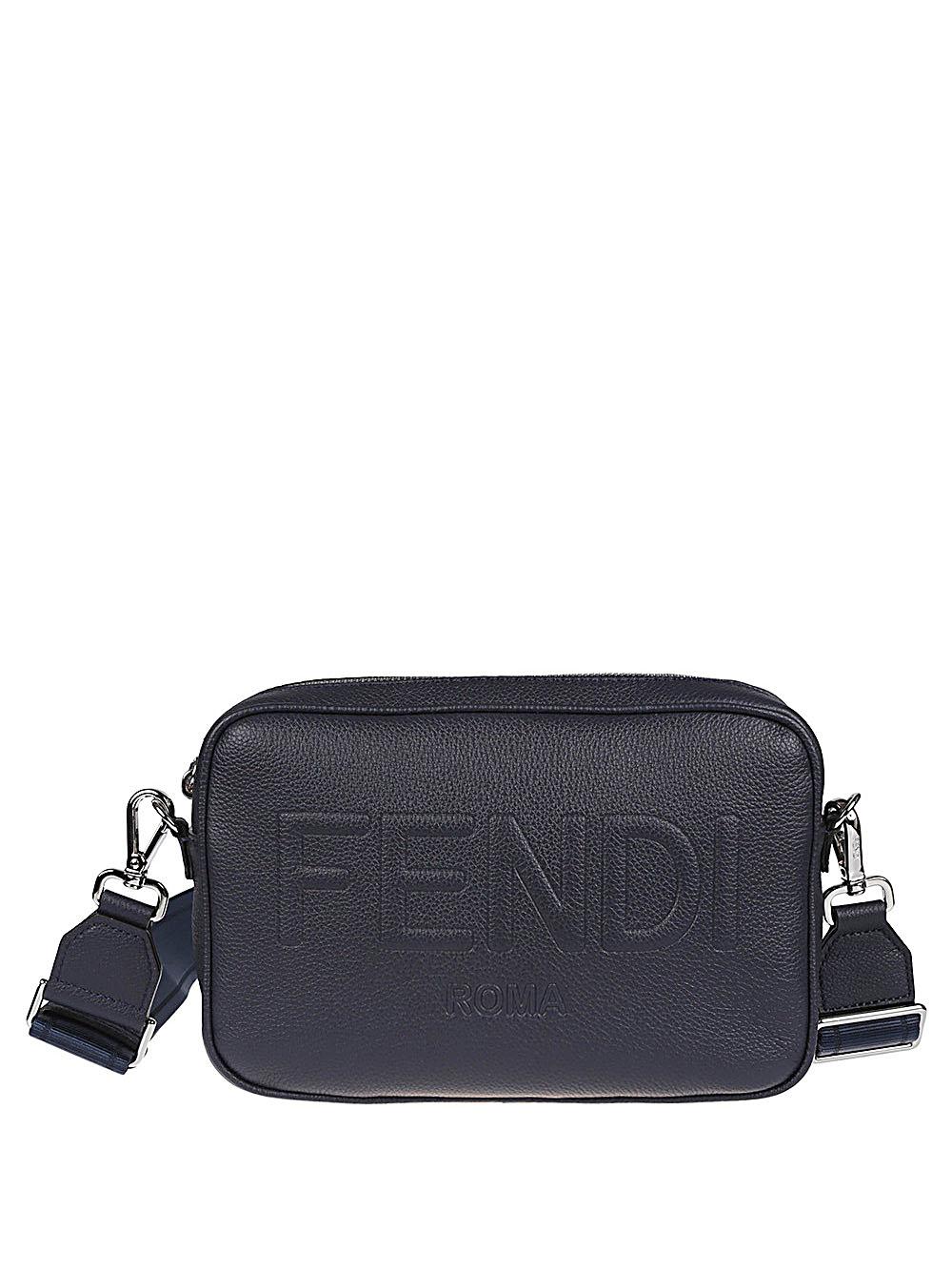 Fendi Logo Bag in Blue for Men | Lyst