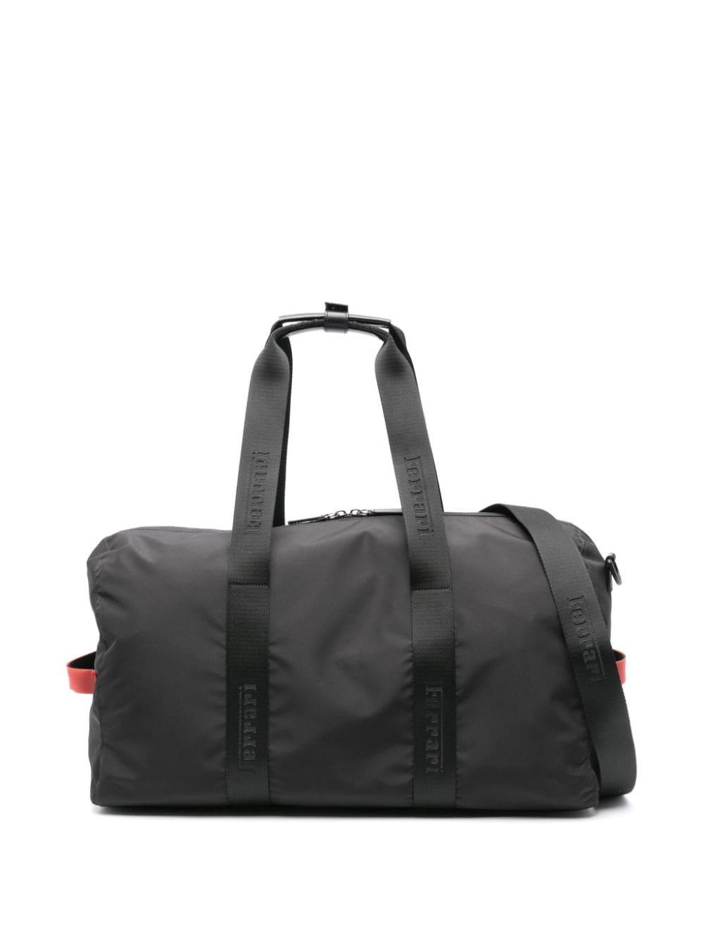 Ferrari Rubberised-logo Travel Bag in Black for Men | Lyst
