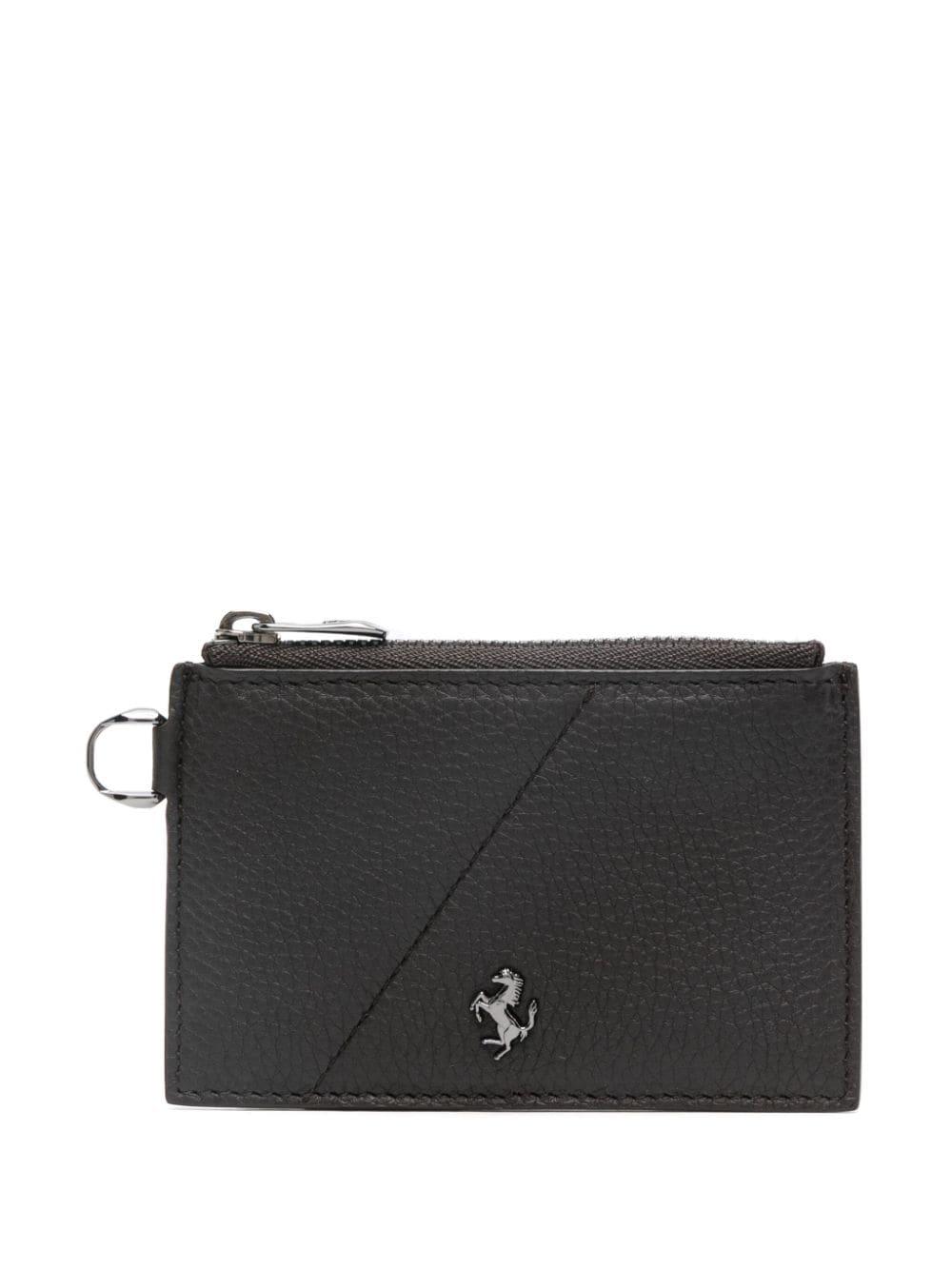 Ferrari Card Holder With Logo in Black for Men | Lyst