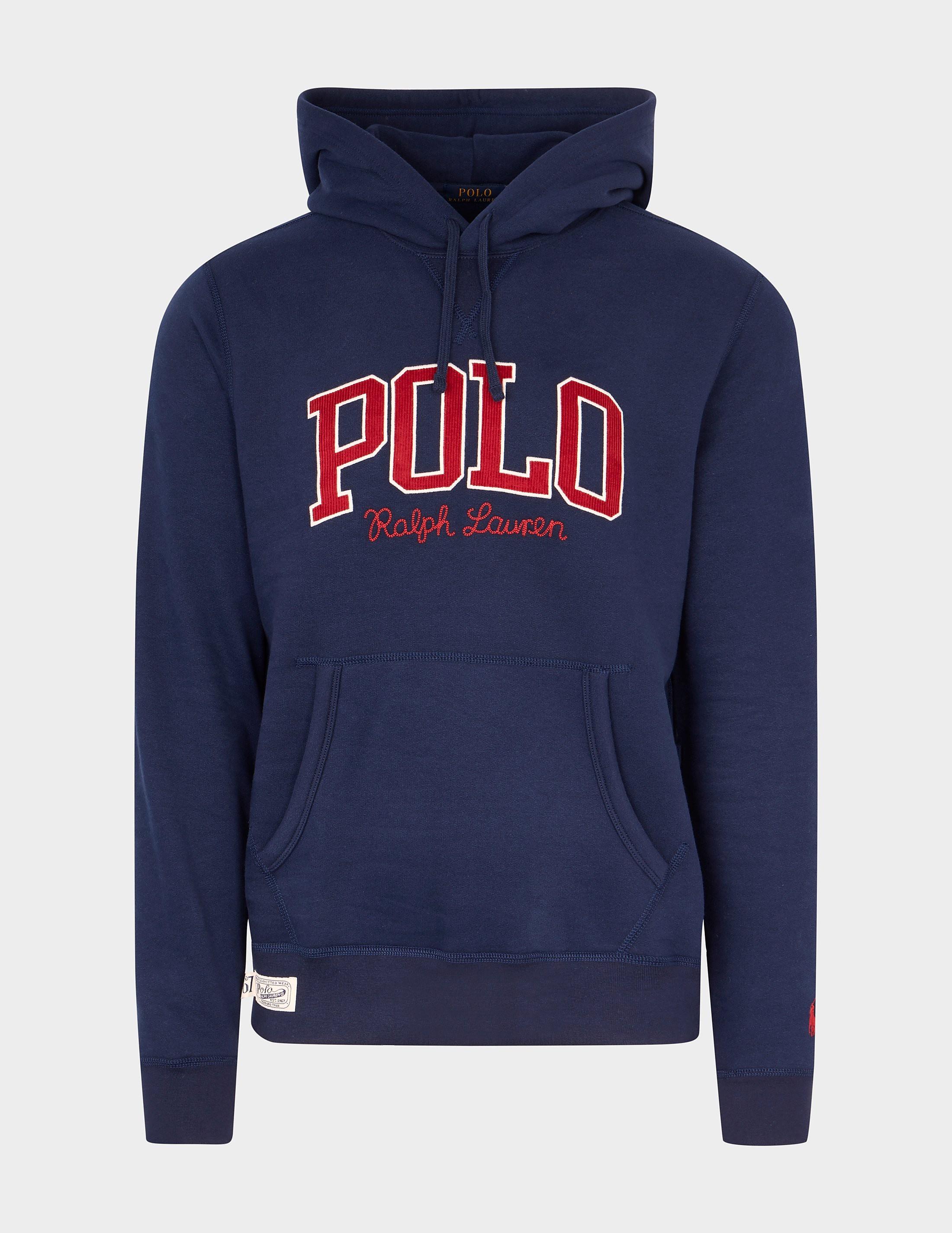 Polo Ralph Lauren Athletic Logo Hoodie Blue for Men | Lyst