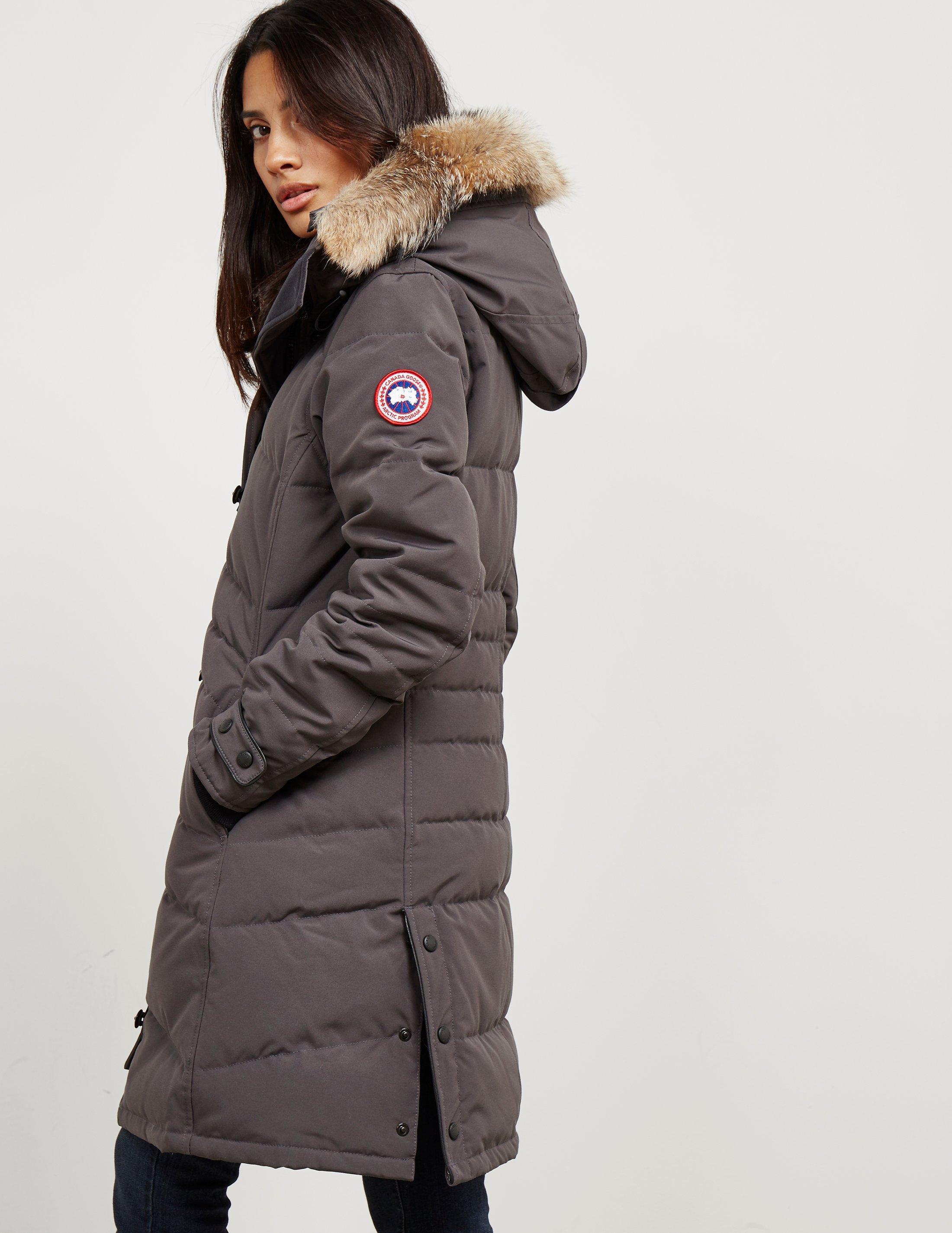 Canada Goose Goose Lorette Padded Parka Jacket Grey in Grey - Lyst