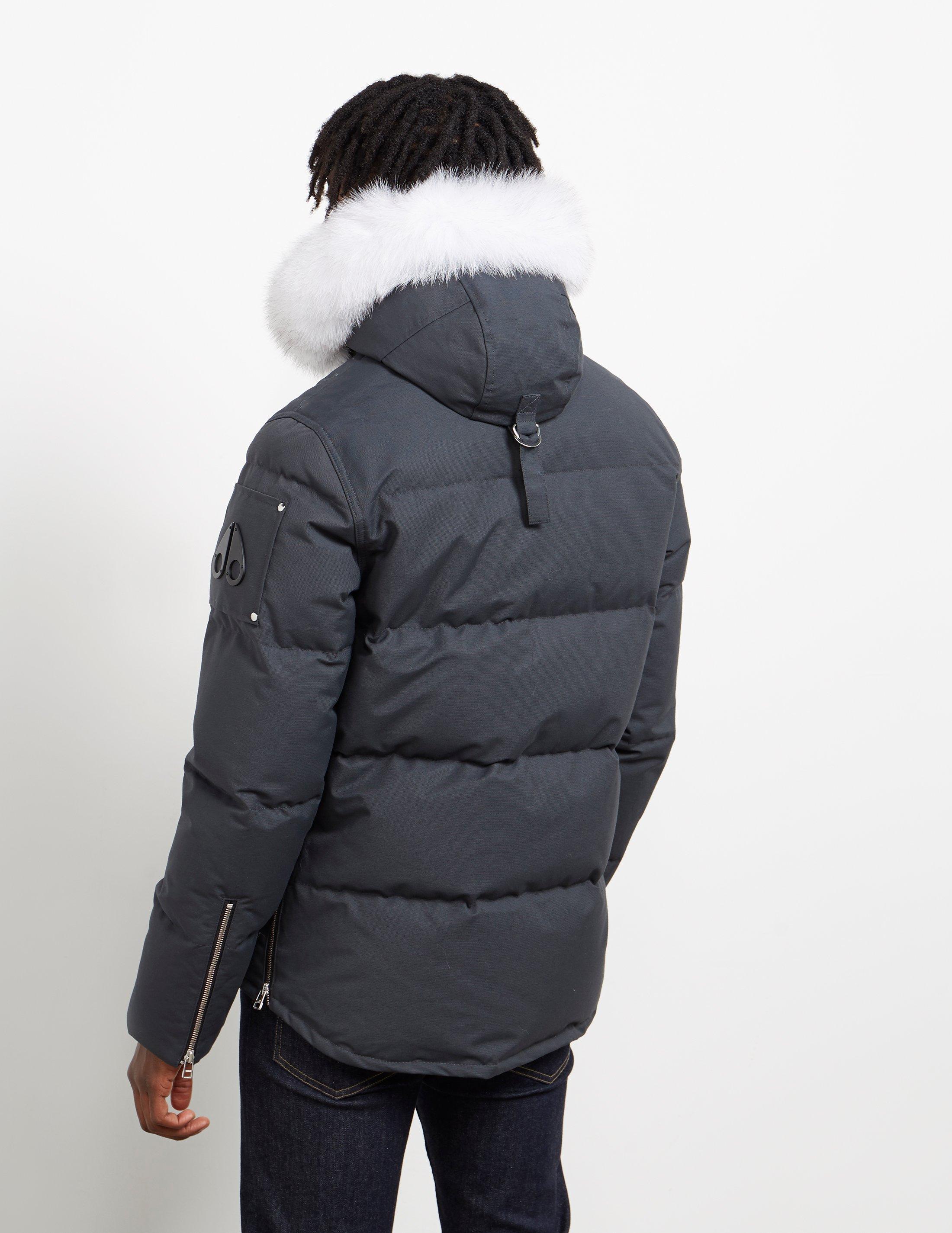 Moose Knuckles 3q Fur Jacket Grey In Gray For Men Lyst