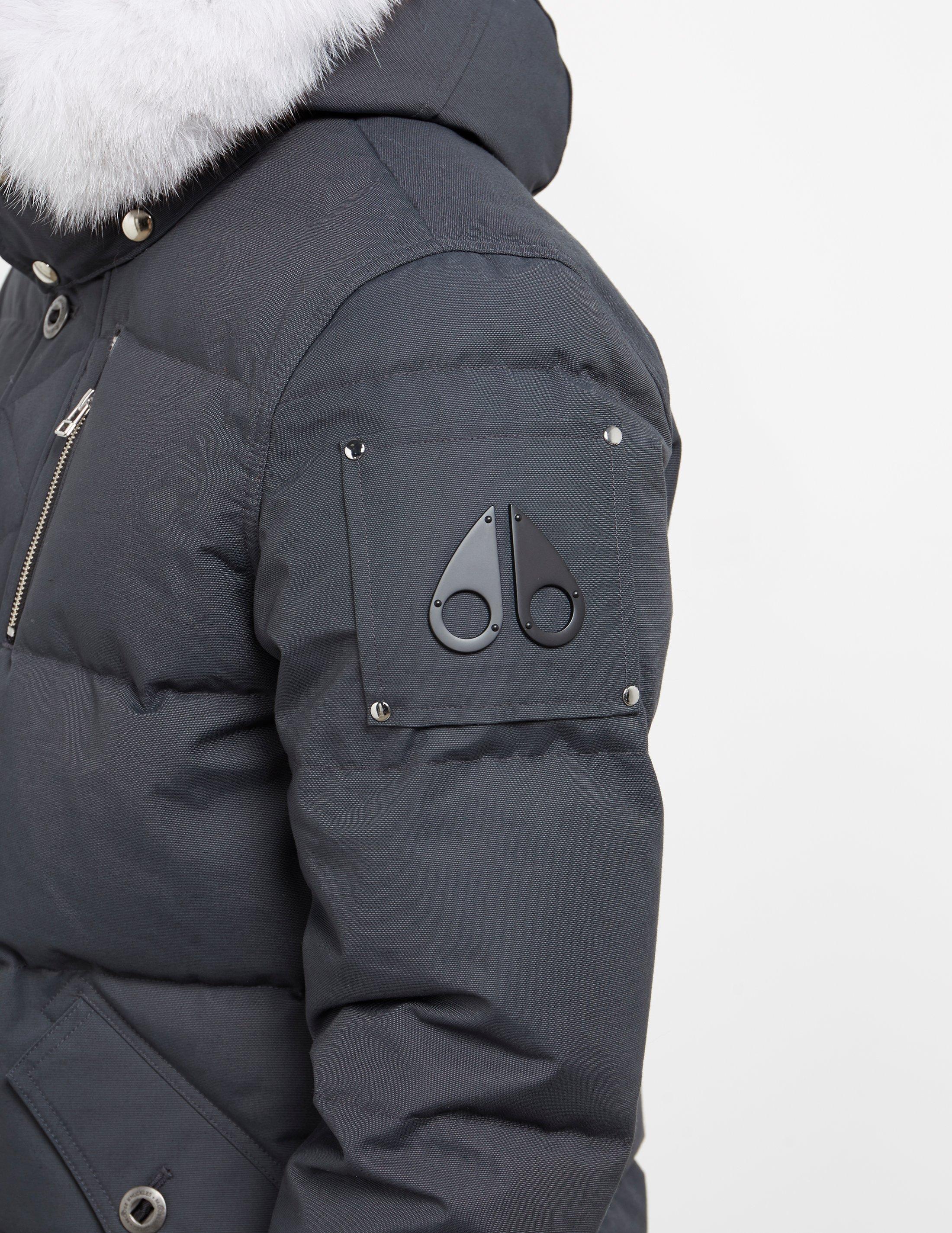 Moose Knuckles 3q Fur Jacket Grey in Gray for Men - Lyst