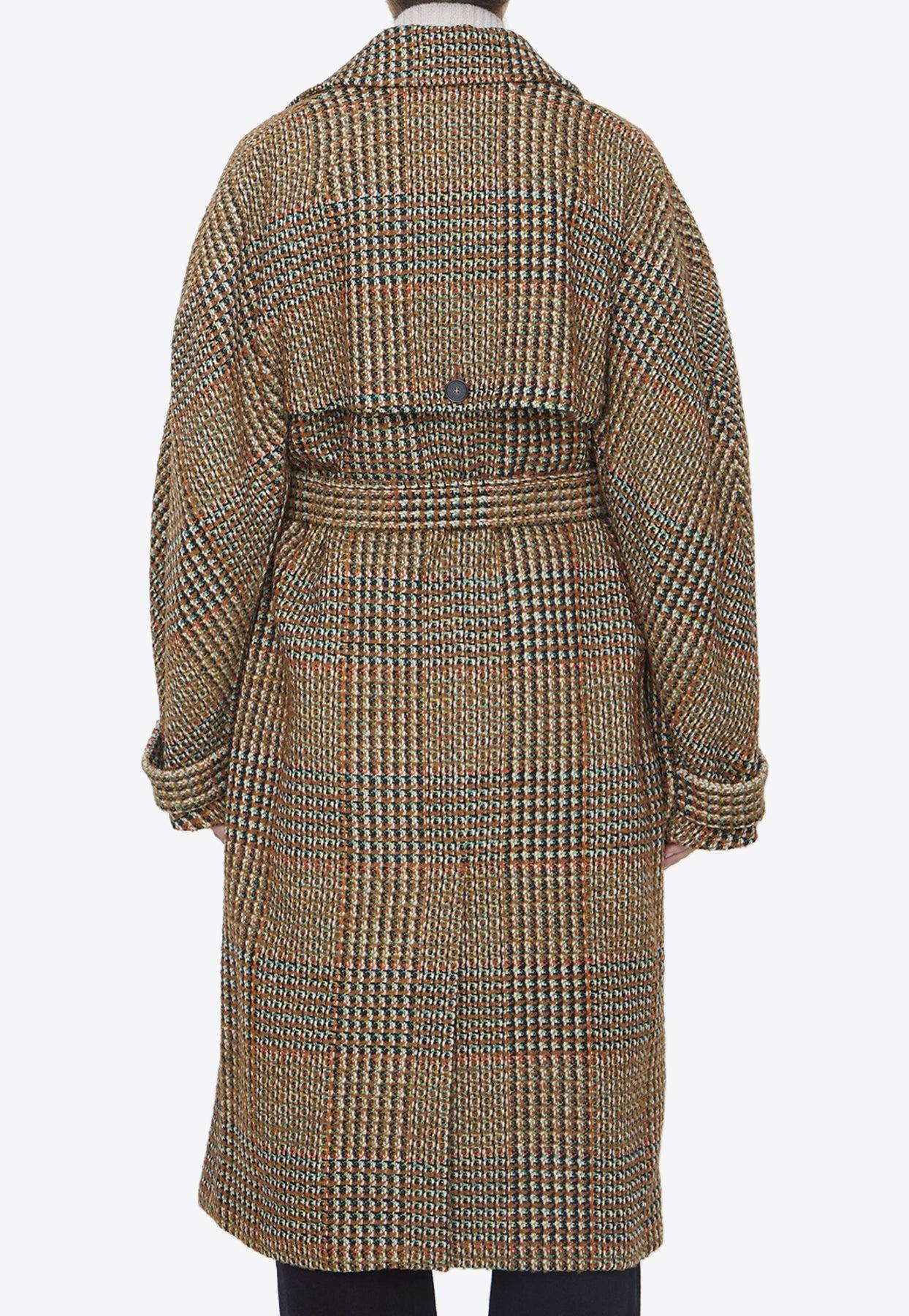 Stella McCartney Double-breasted Wool-blend Trench Coat in Stella McCartney Double-breasted Wool-blend Trench Coat in