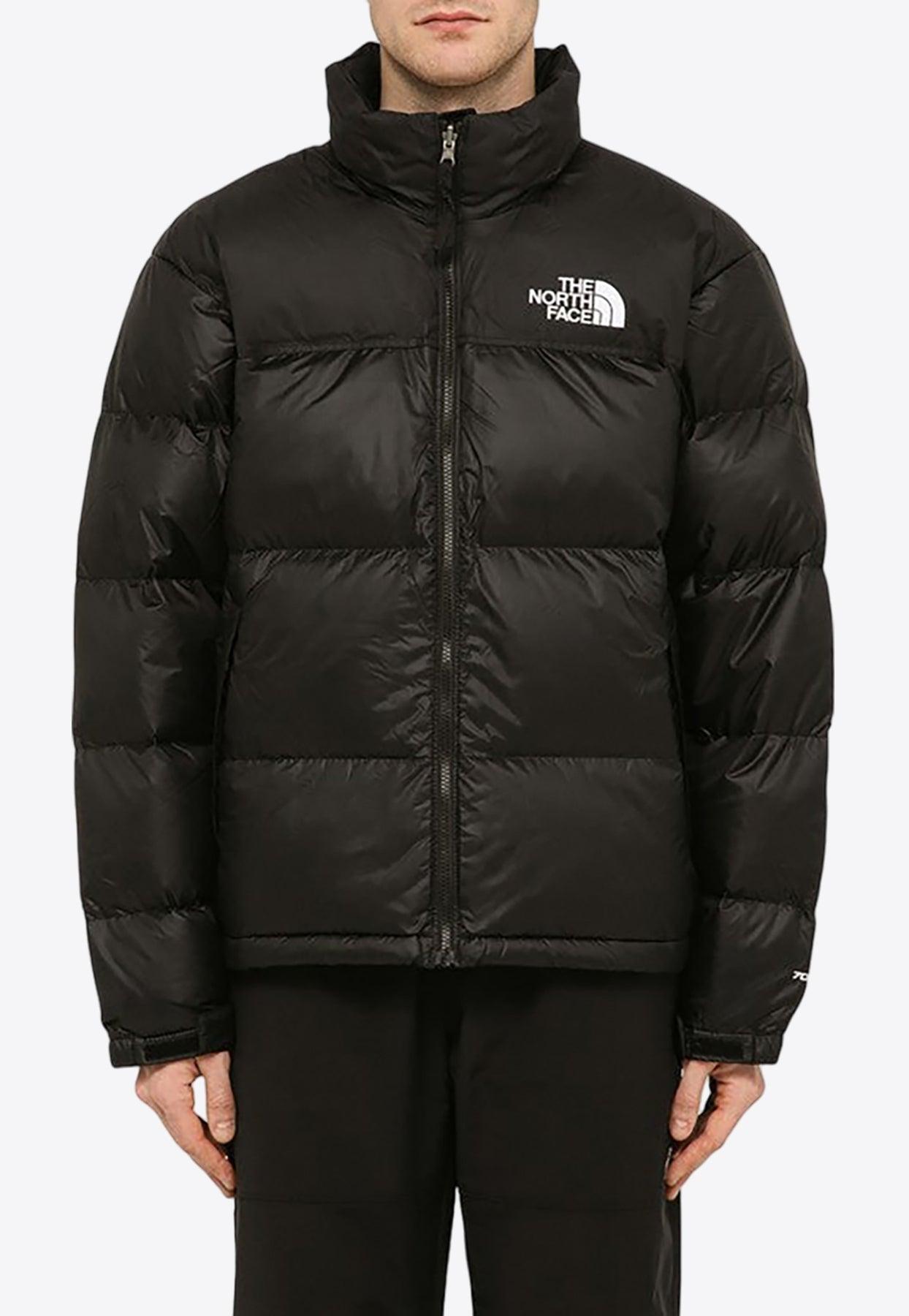 The North Face 1996 Retro Nuptse Zip-Up Down Jacket in Black for Men | Lyst