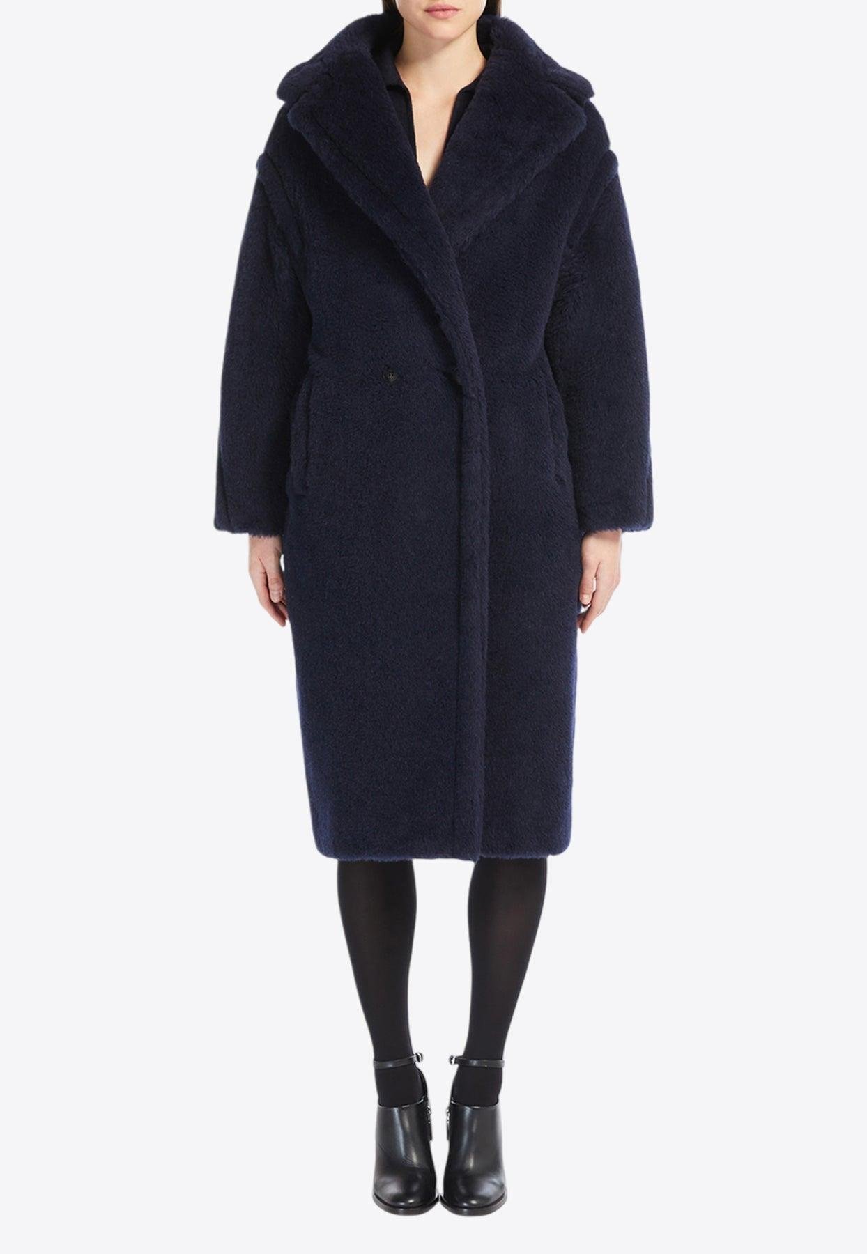 Max Mara Tedgirl Teddy Bear Icon Coat in Blue | Lyst