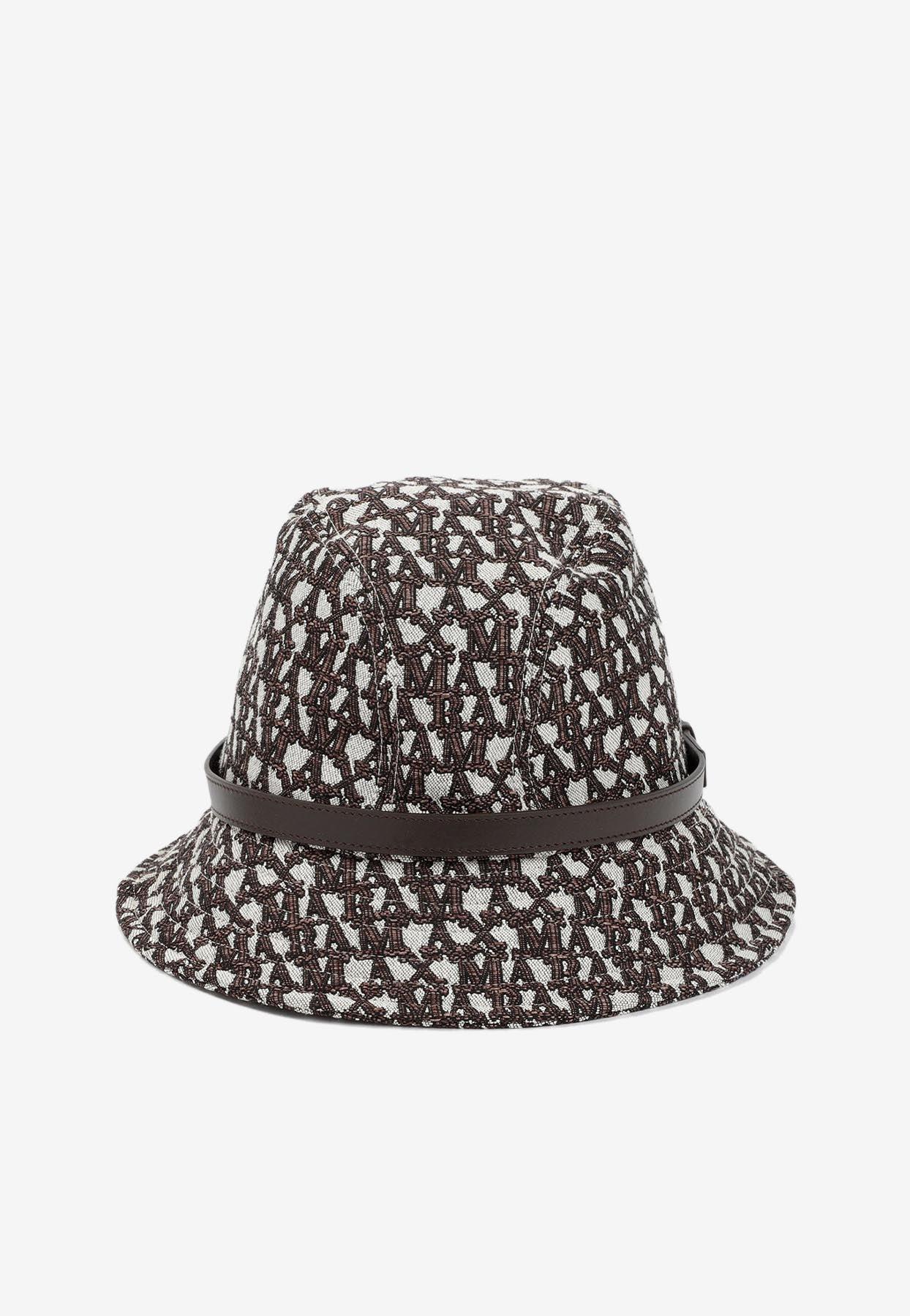 Max Mara Logo-monogram Bucket Hat in White | Lyst