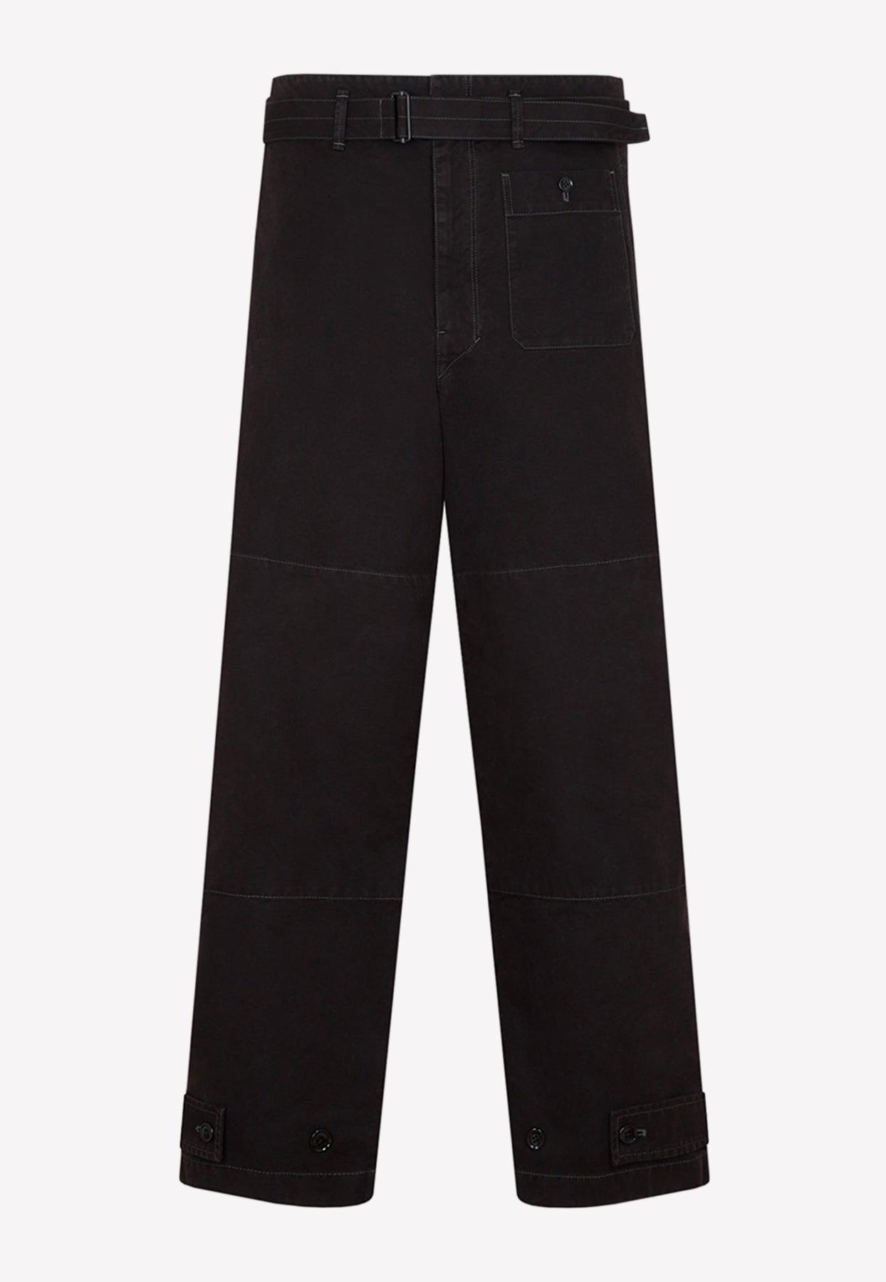 Lemaire Straight legs Military Pants In Black For Men Lyst lemaire-straight-legs-military-pants-in-black-for-men-lyst