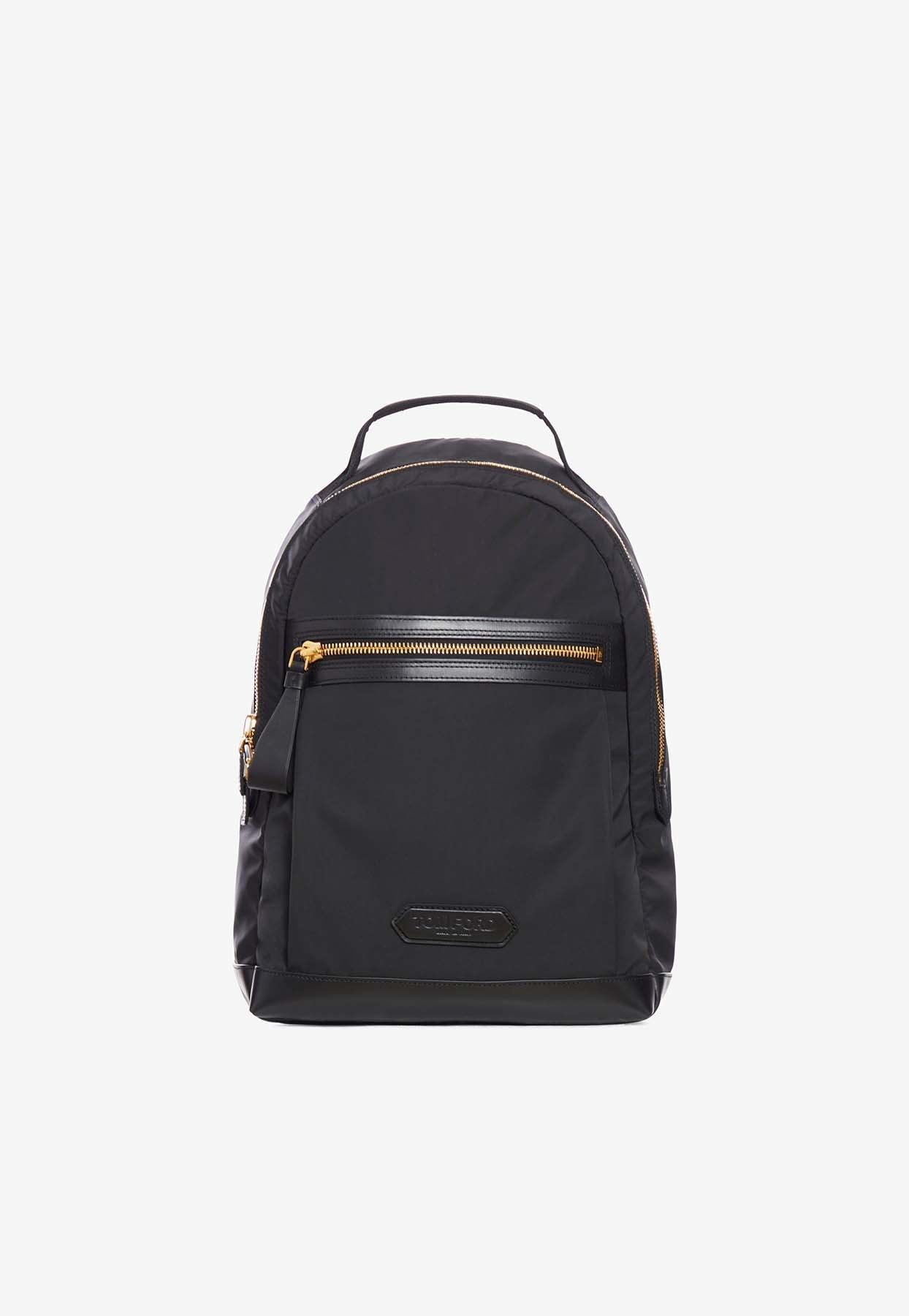 Tom Ford Logo Nylon Backpack in Blue for Men | Lyst