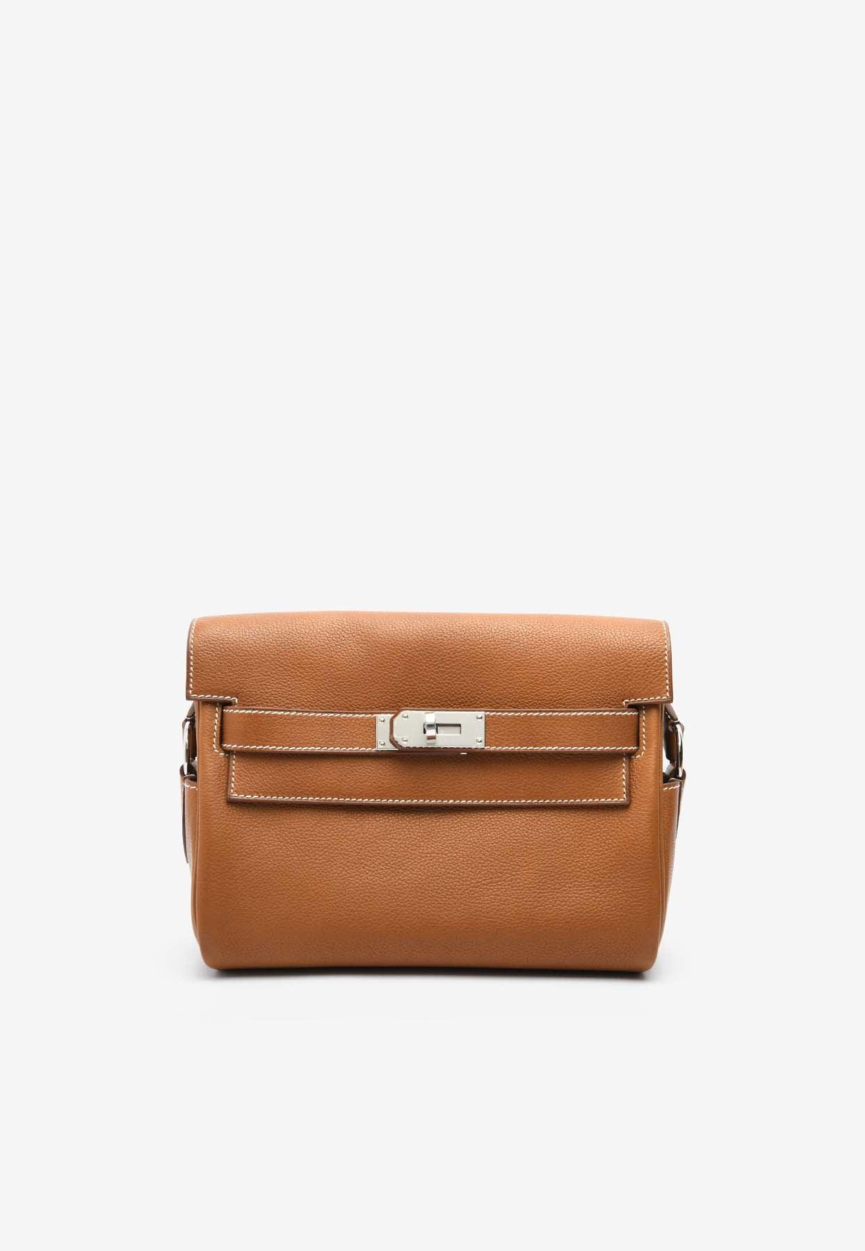 Hermès Kelly Messenger Pm in White | Lyst