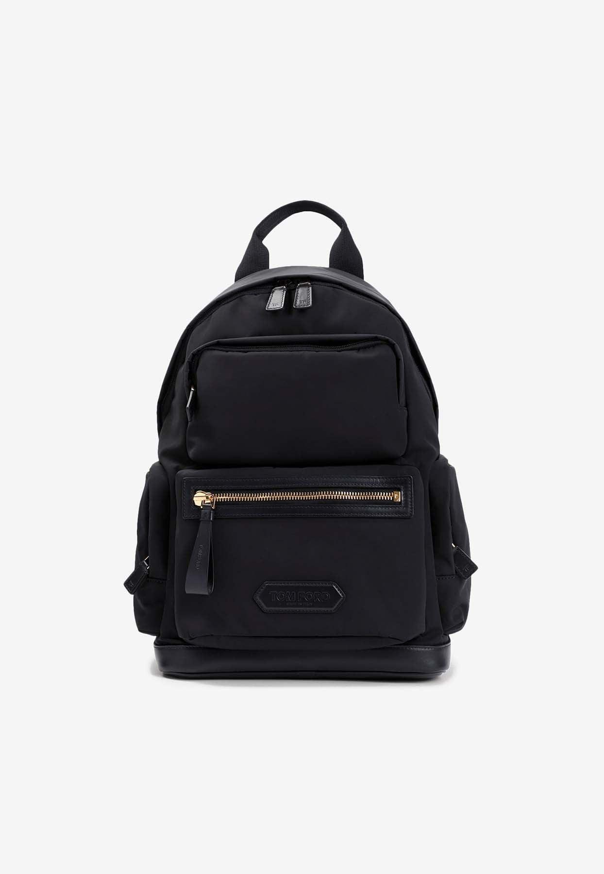 Tom Ford Logo Patch Backpack in Blue for Men | Lyst