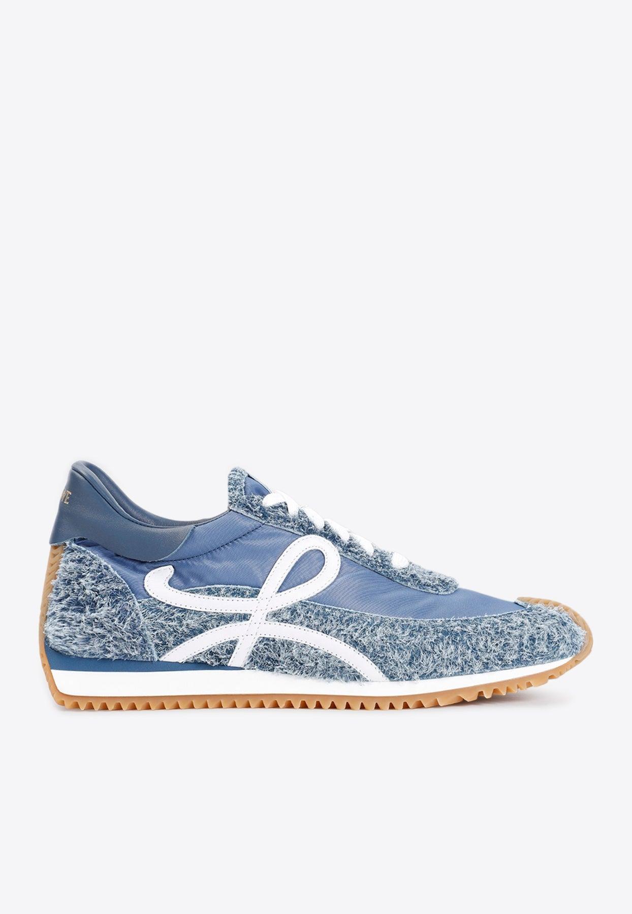 Loewe Flow Low-Top Runner Sneakers in Blue for Men | Lyst