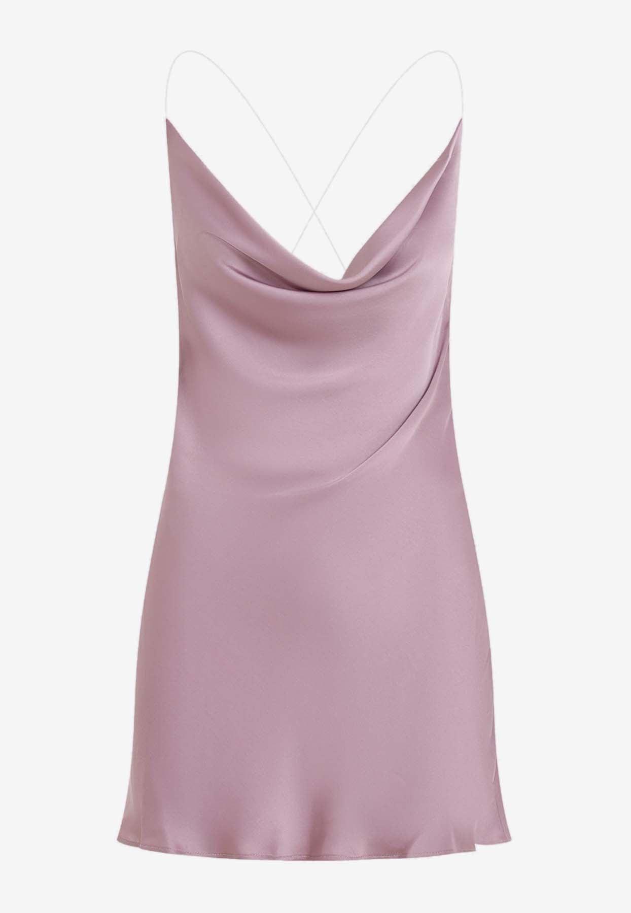 Y. Project Evergreen Invisible Strap Slip Dress in Purple | Lyst