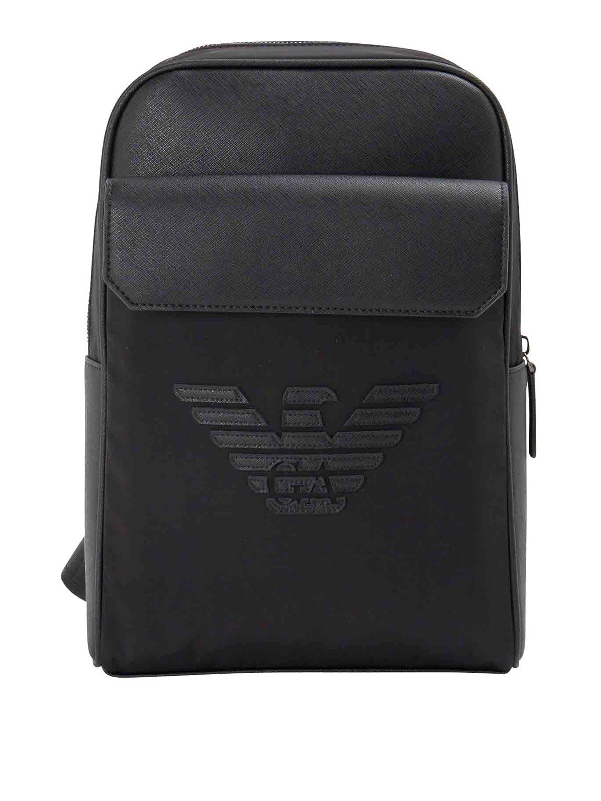 Emporio Armani One-shoulder Bag in Black for Men | Lyst UK