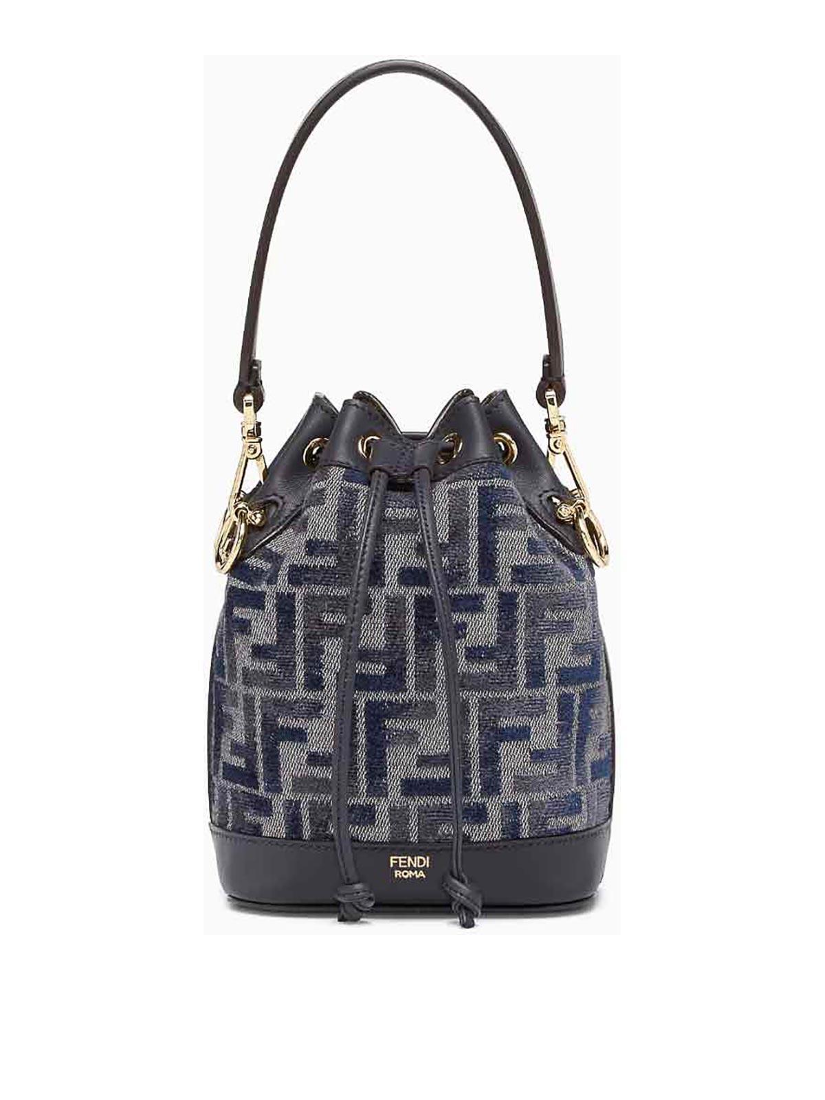 Fendi Mini Mon in Black | Lyst