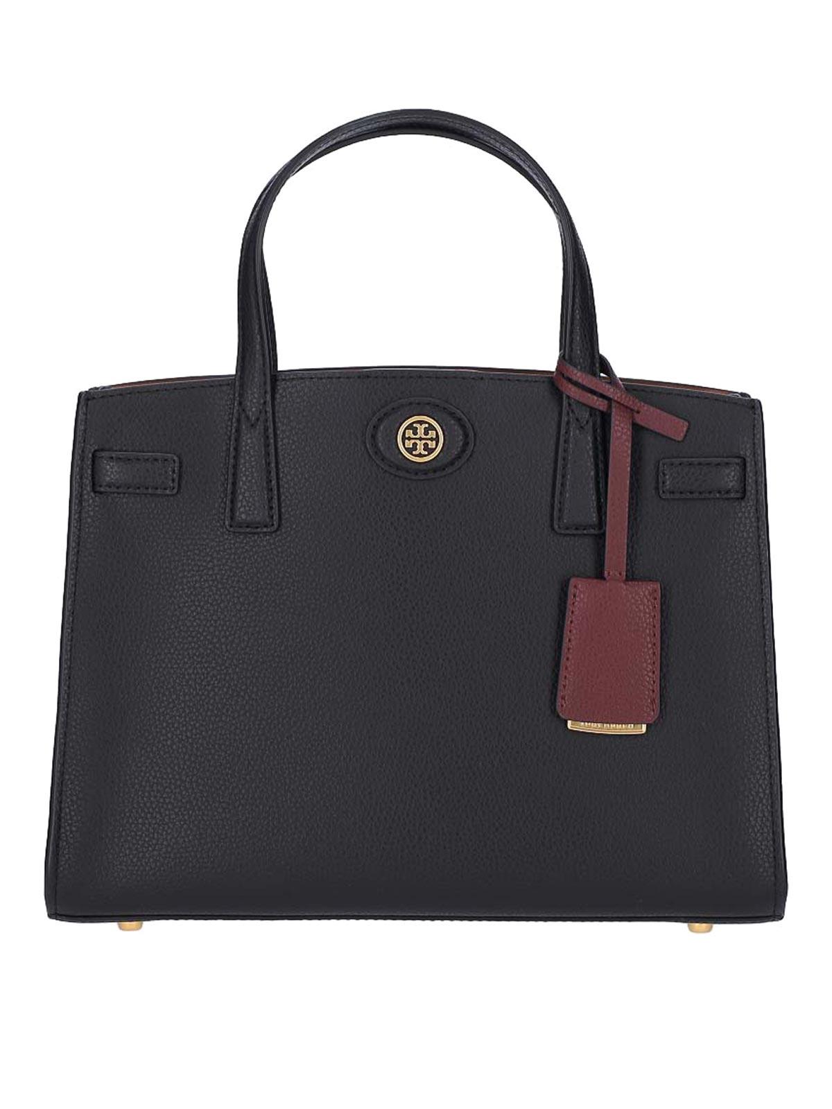 Tory Burch Small Top Case Bag in Black | Lyst