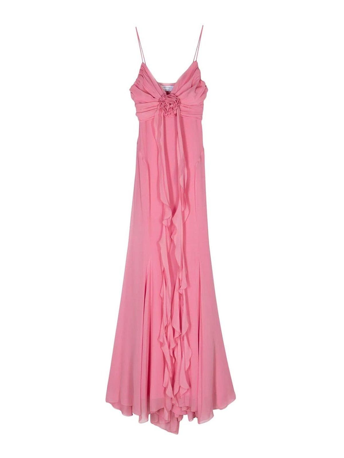 Blumarine Evening Dress With Application in Pink | Lyst