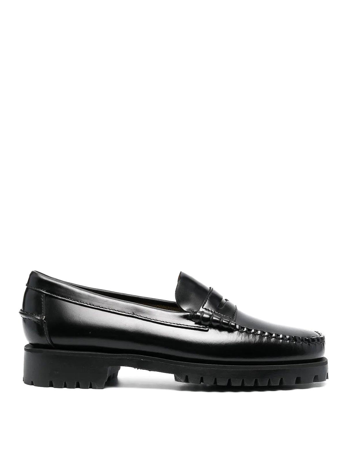Sebago Mocassino Dan Lug Nero in Black | Lyst