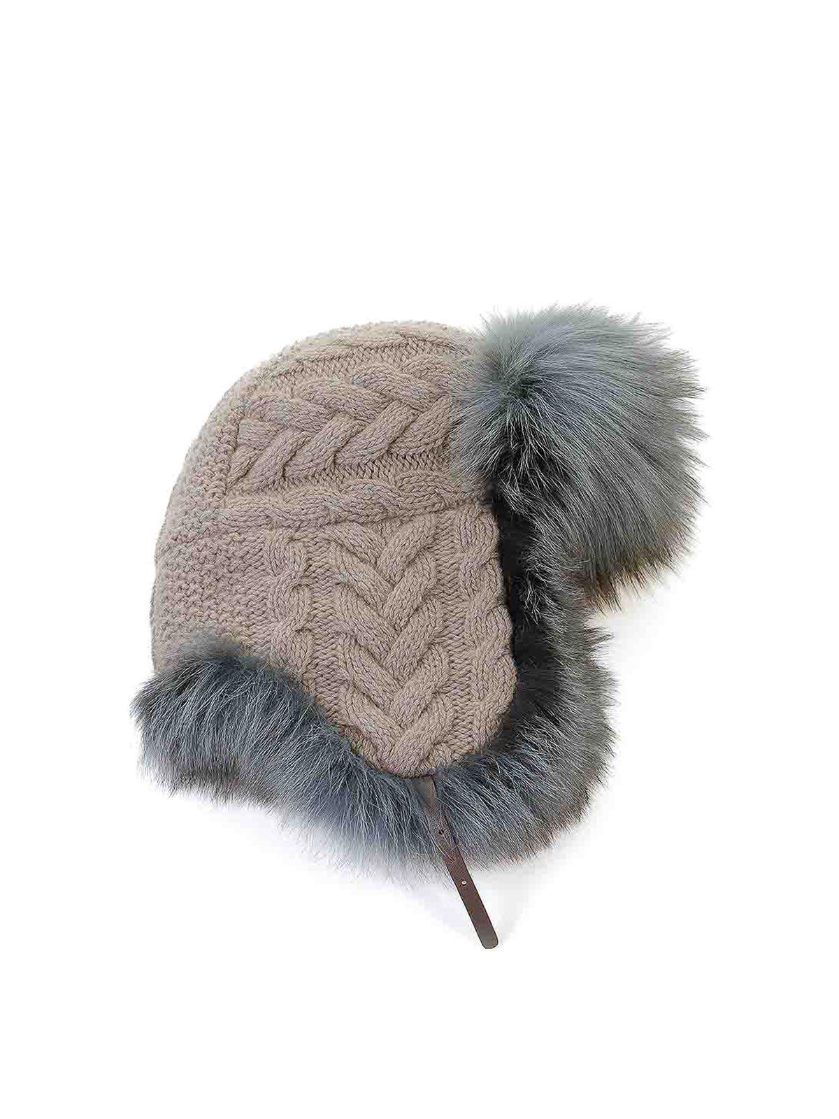 Inverni Aviator Hat in Gray | Lyst