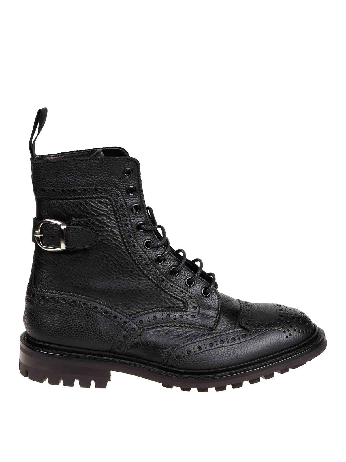 Tricker's Sheene Commando in Black for Men | Lyst