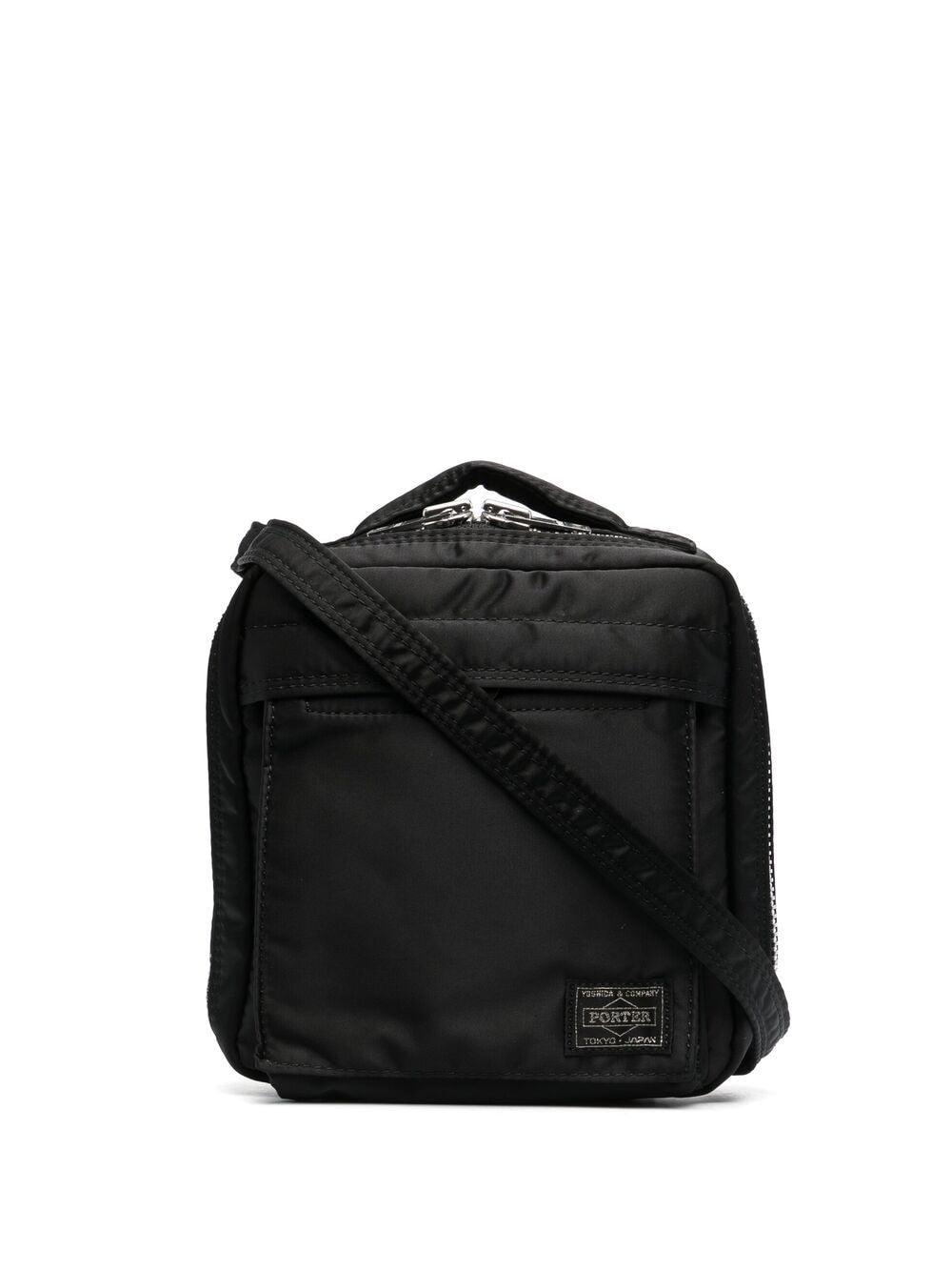 Porter-Yoshida and Co Logo Patch Crossbody Bag in Black for Men | Lyst
