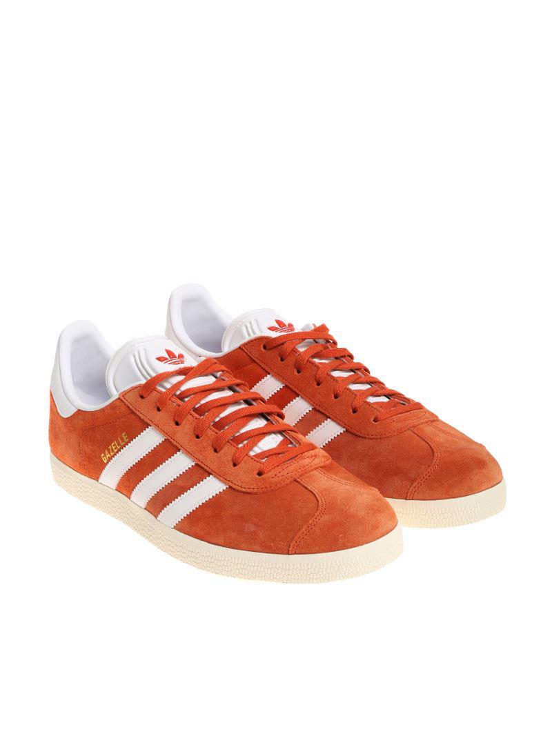 Lyst - Adidas Originals Orange Gazelle Sneakers in Orange for Men