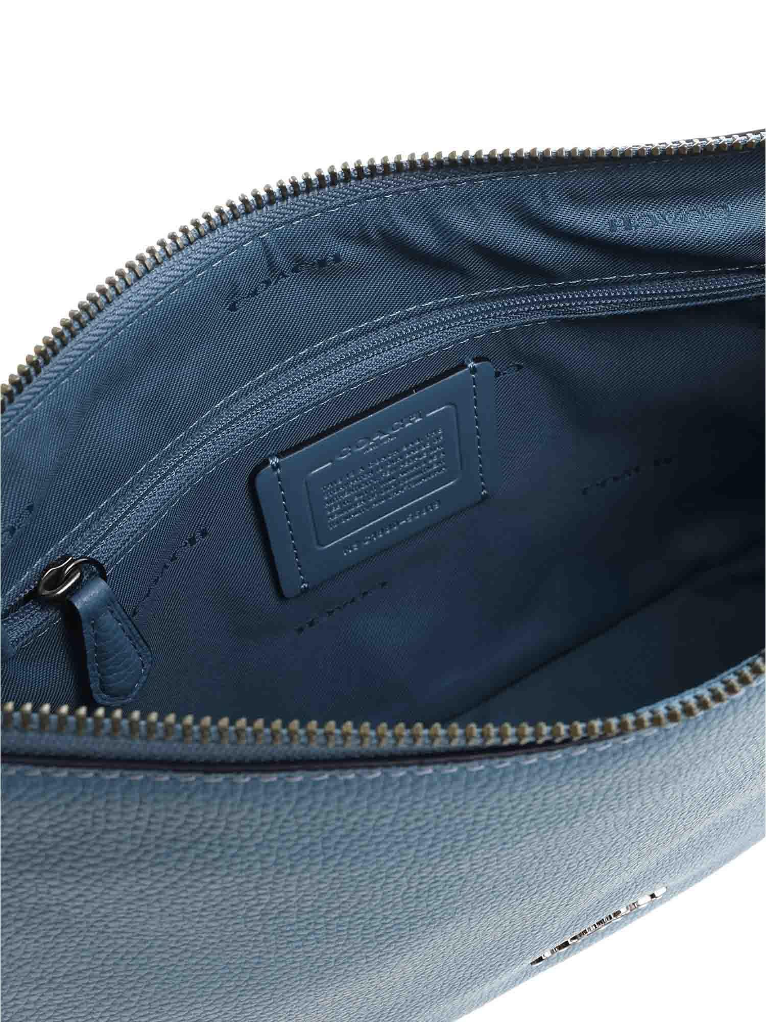 Coach Light Blue Rounded Crossbody Bag | Paul Smith