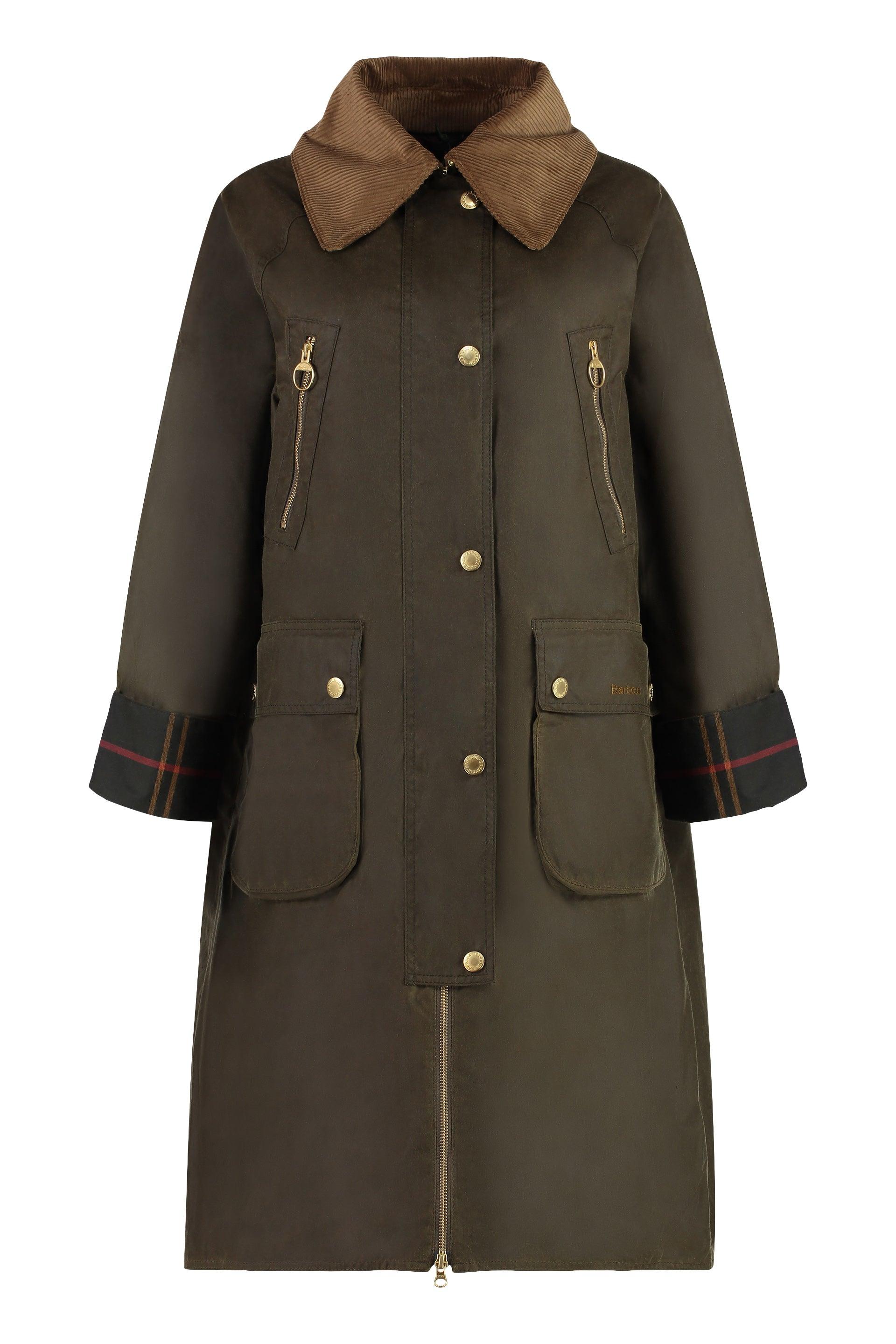 Barbour Ebberston Waxed Cotton Jacket | Lyst