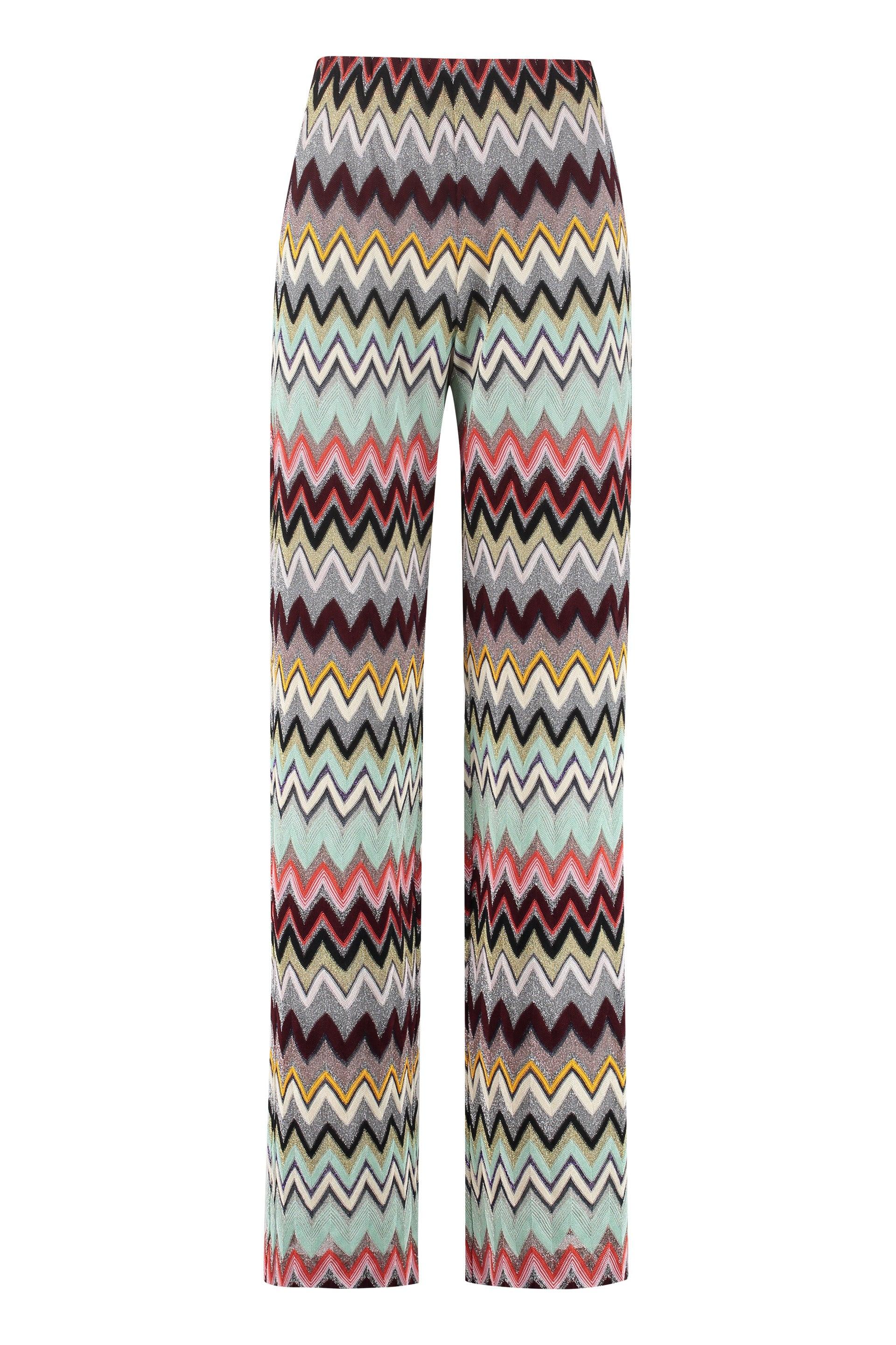 Chevron Palazzo Pants