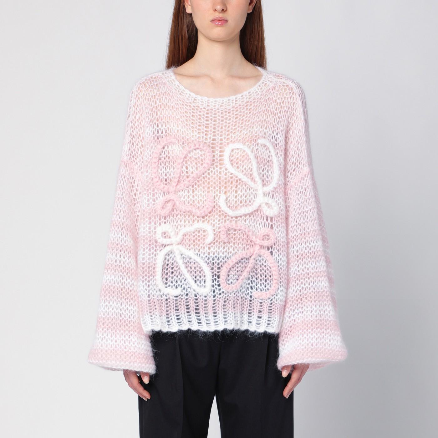 Loewe /pink Jumper With Anagram Logo in Red | Lyst
