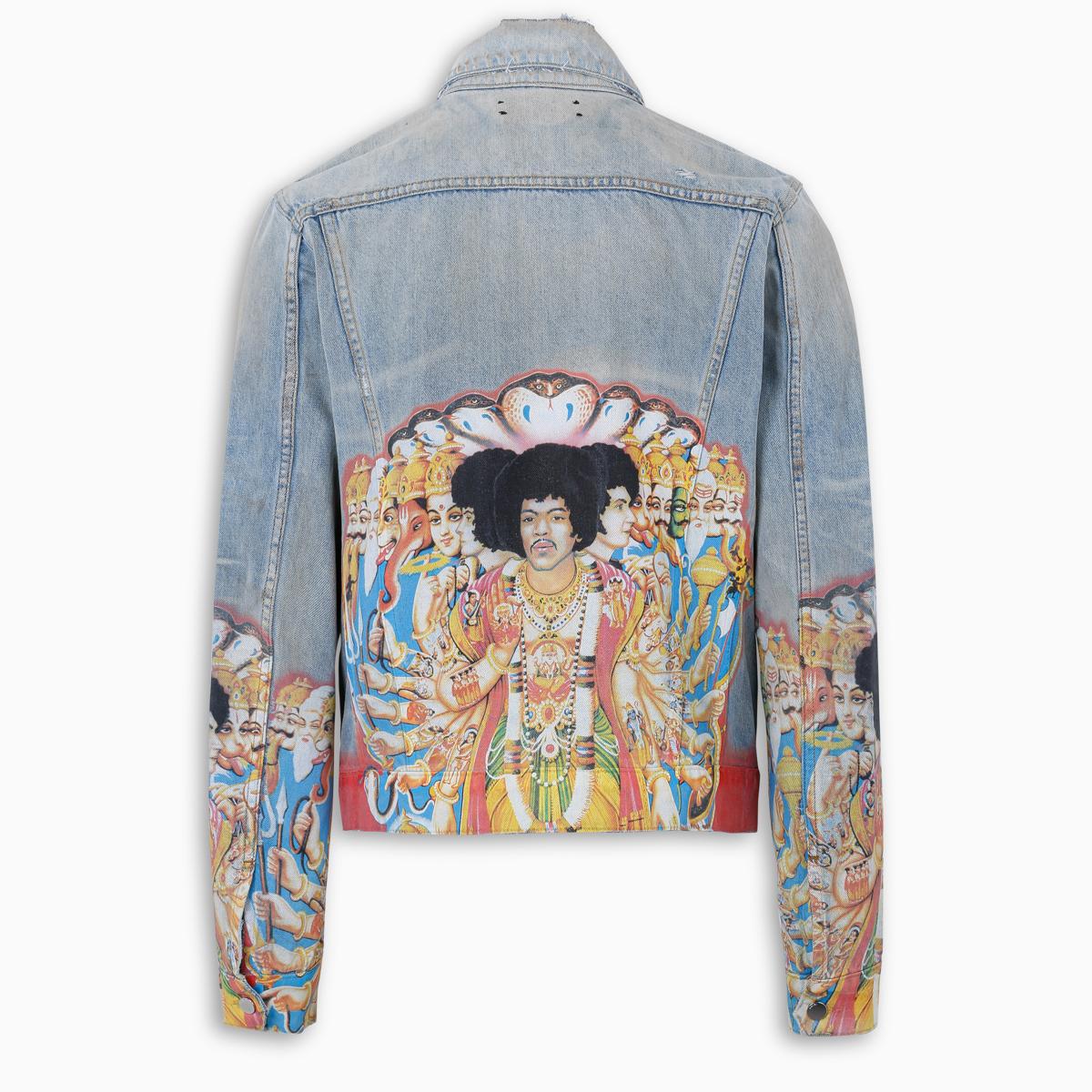 Amiri Jimi Hendrix Denim Jacket in Bone Indigo (Blue) for Men - Lyst