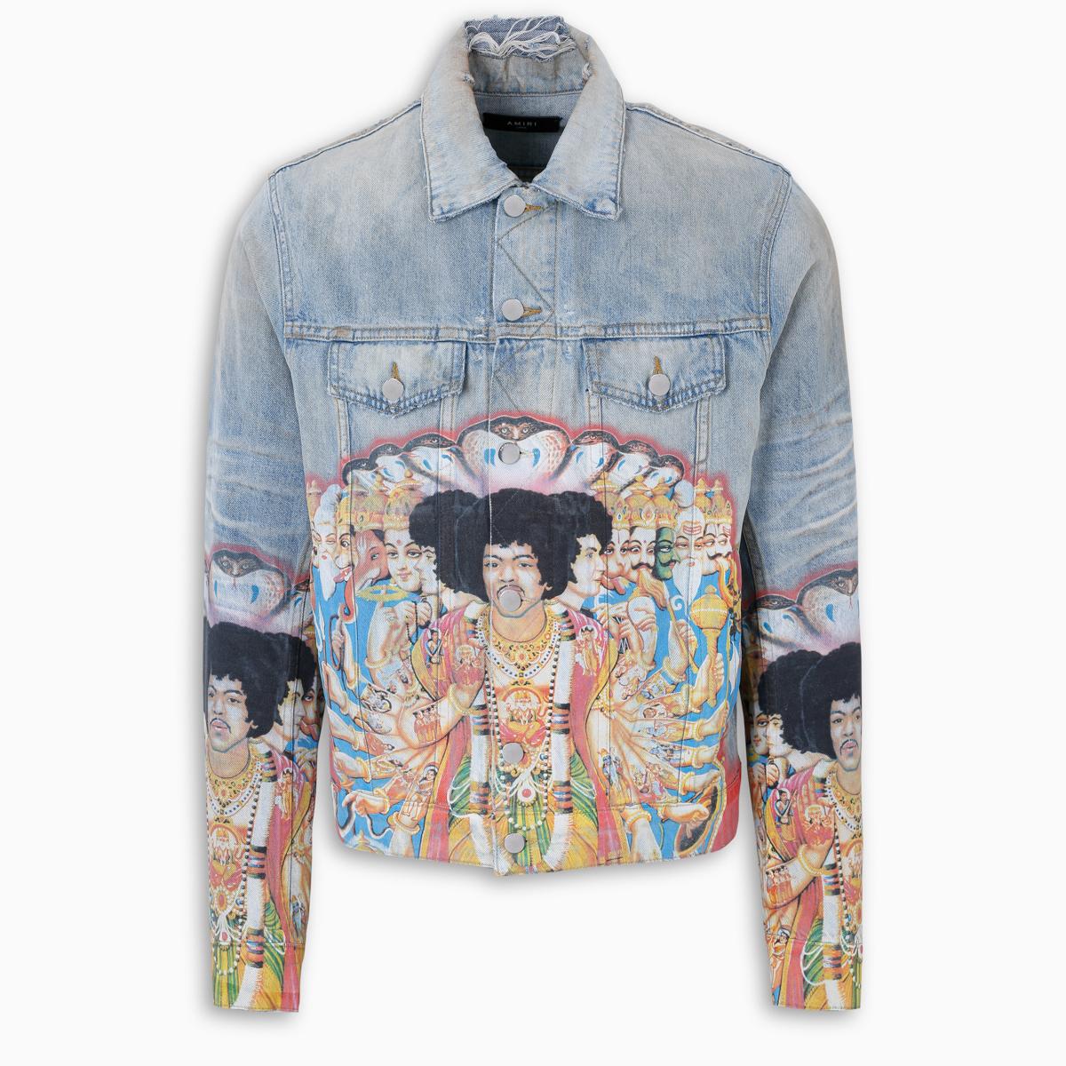 Amiri Jimi Hendrix Denim Jacket in Bone Indigo (Blue) for Men - Lyst