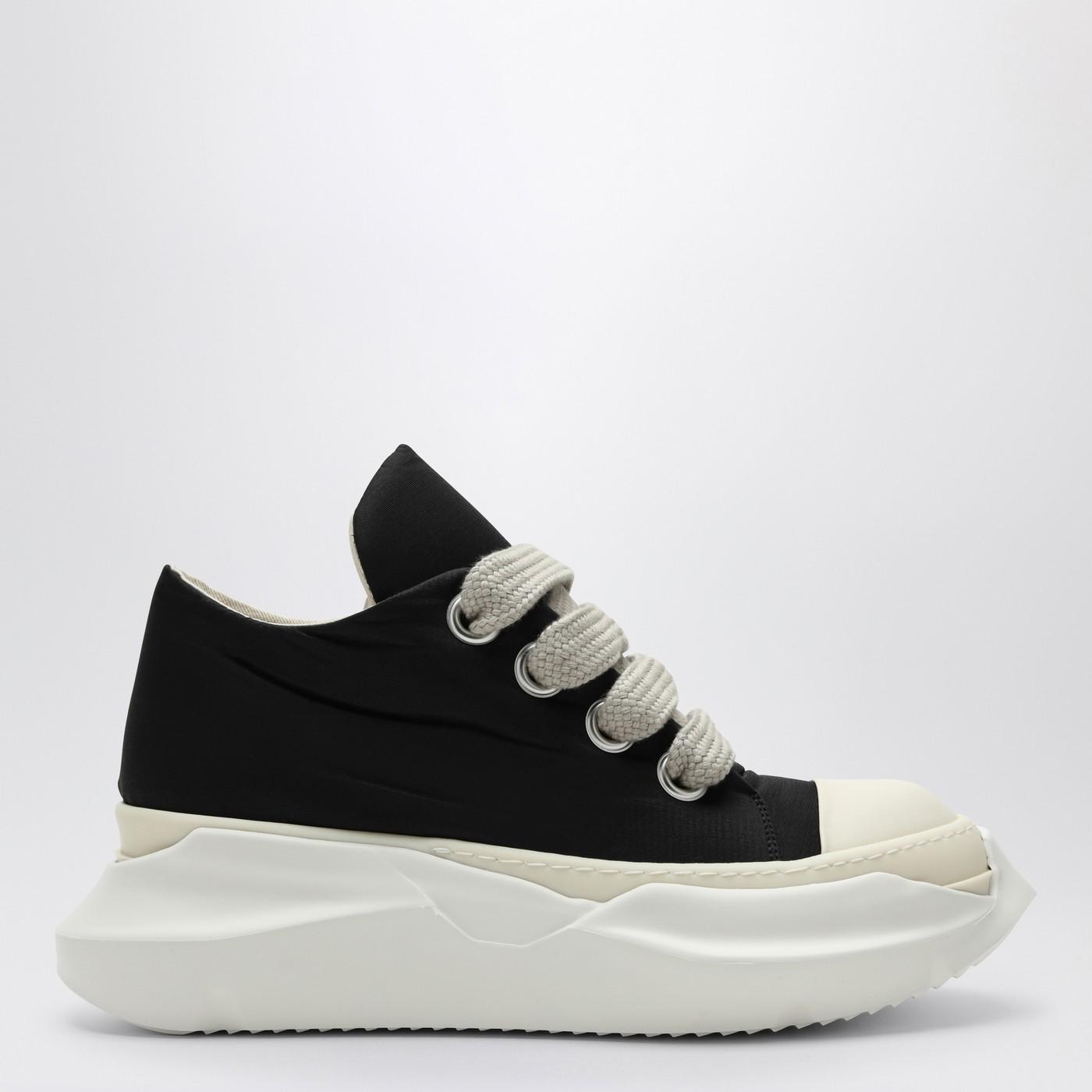 Rick Owens Abstract Low Jumbo Lace-Up Sneakers in Black for Rick Owens Abstract Low Jumbo Lace-Up Sneakers in Black for