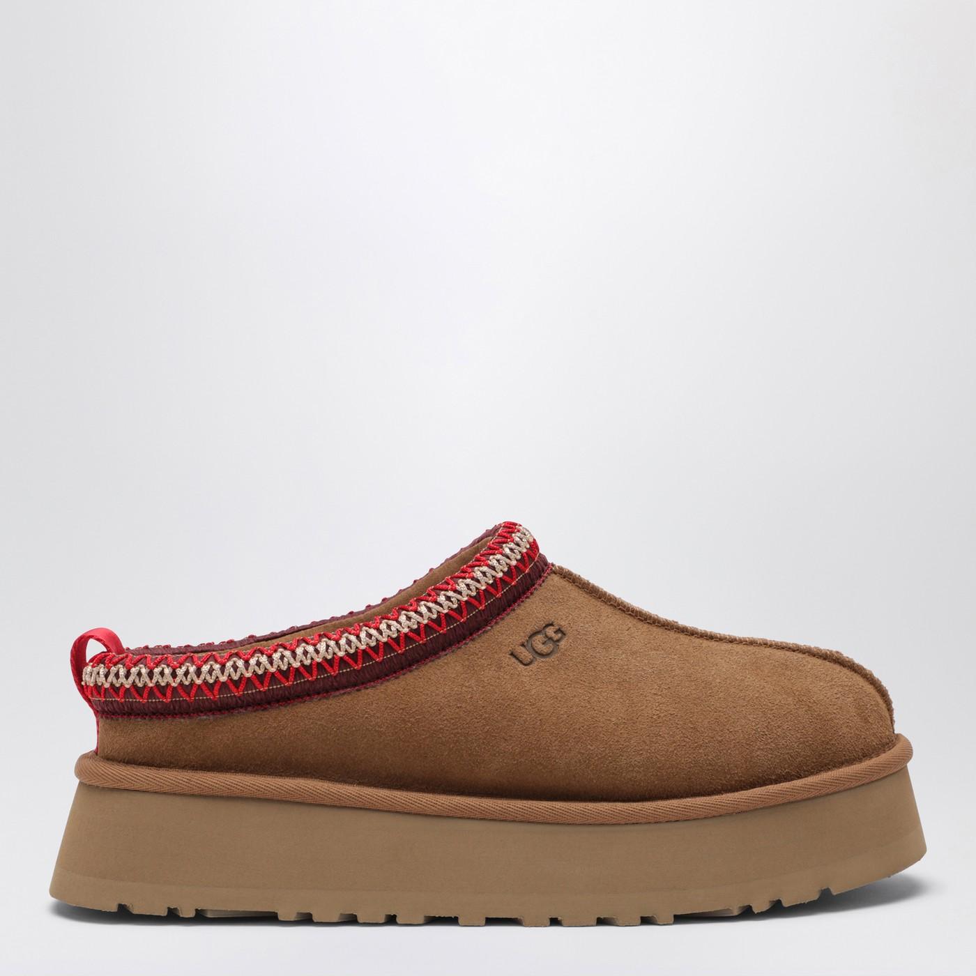 UGG Tazz Chestnut Suede Slipper in Brown | Lyst