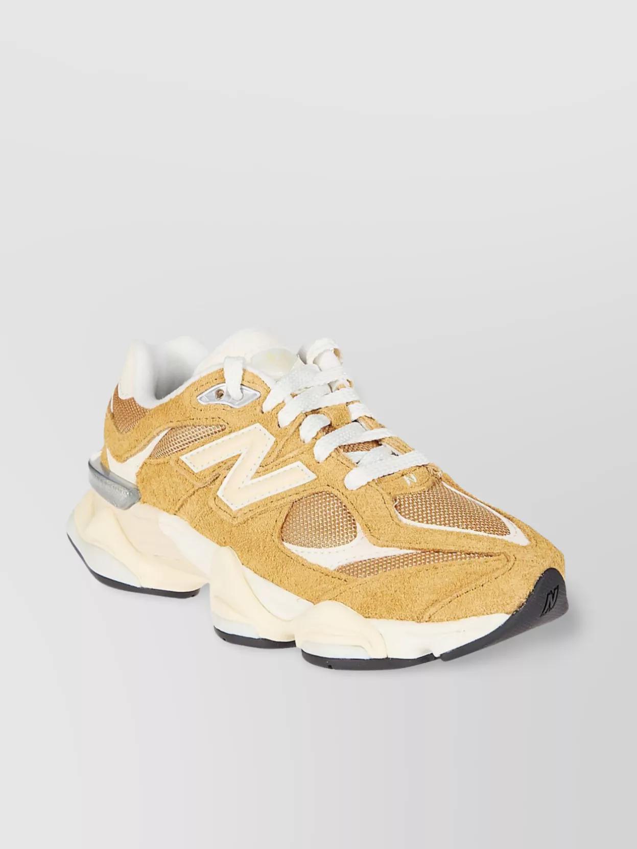 New Balance Chunky Sole Mesh Panels Textured Overlays Sneakers in ...