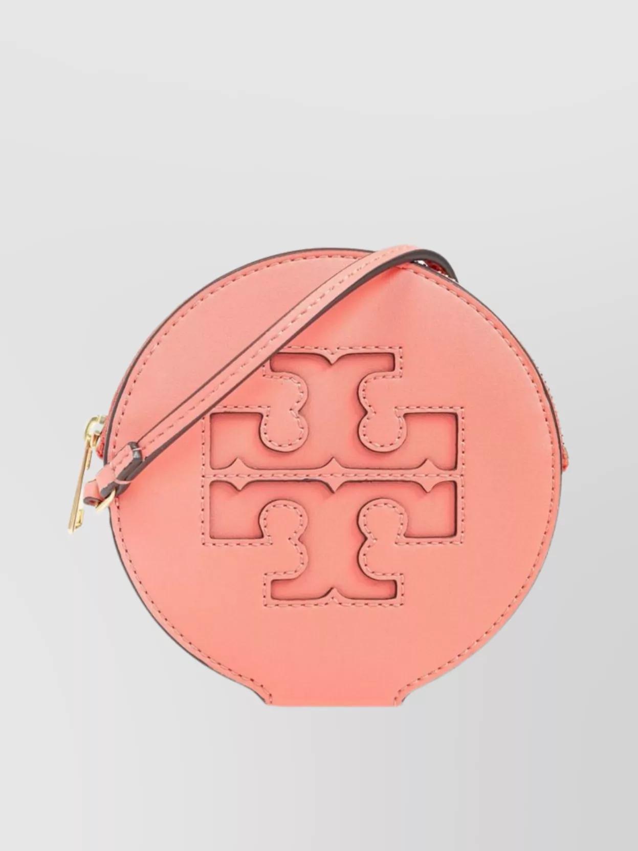 Tory Burch Ella Zip Bio Card Holder in Pink | Lyst
