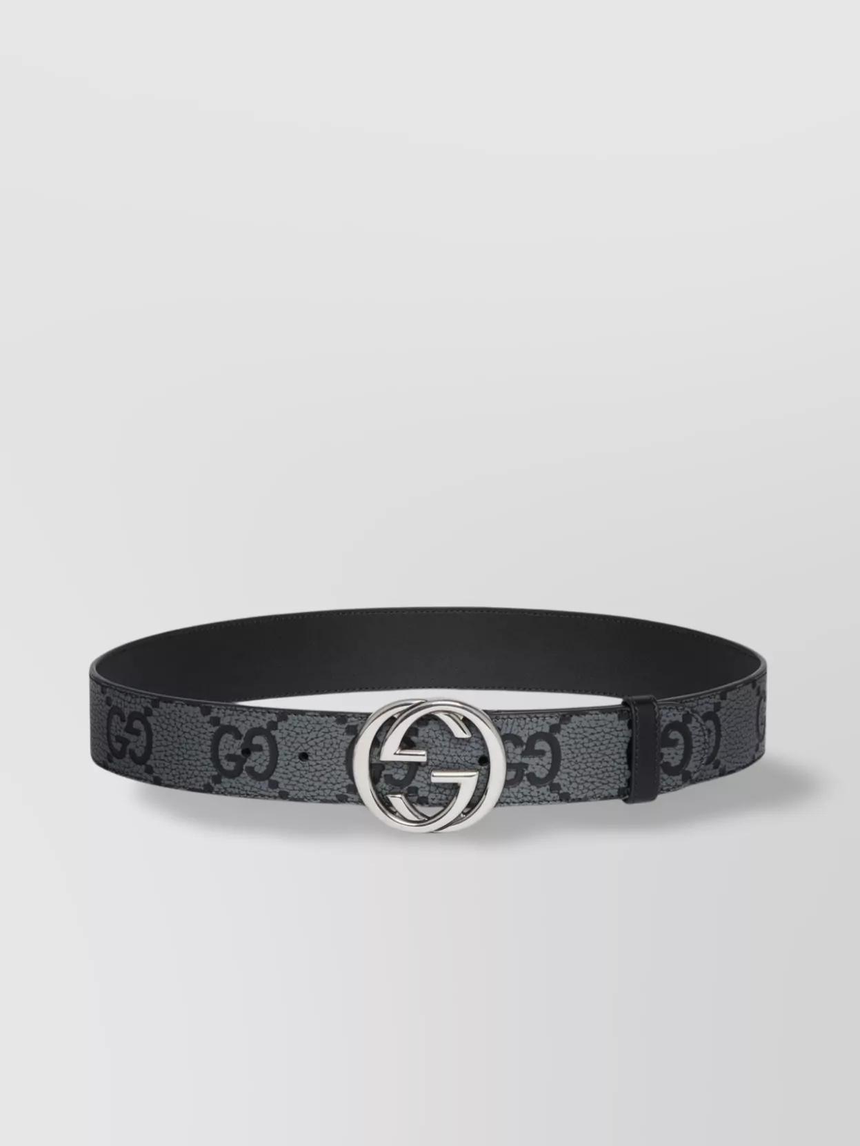 Gucci Gg Monogram Belt With Interlocking G Buckle for Men | Lyst